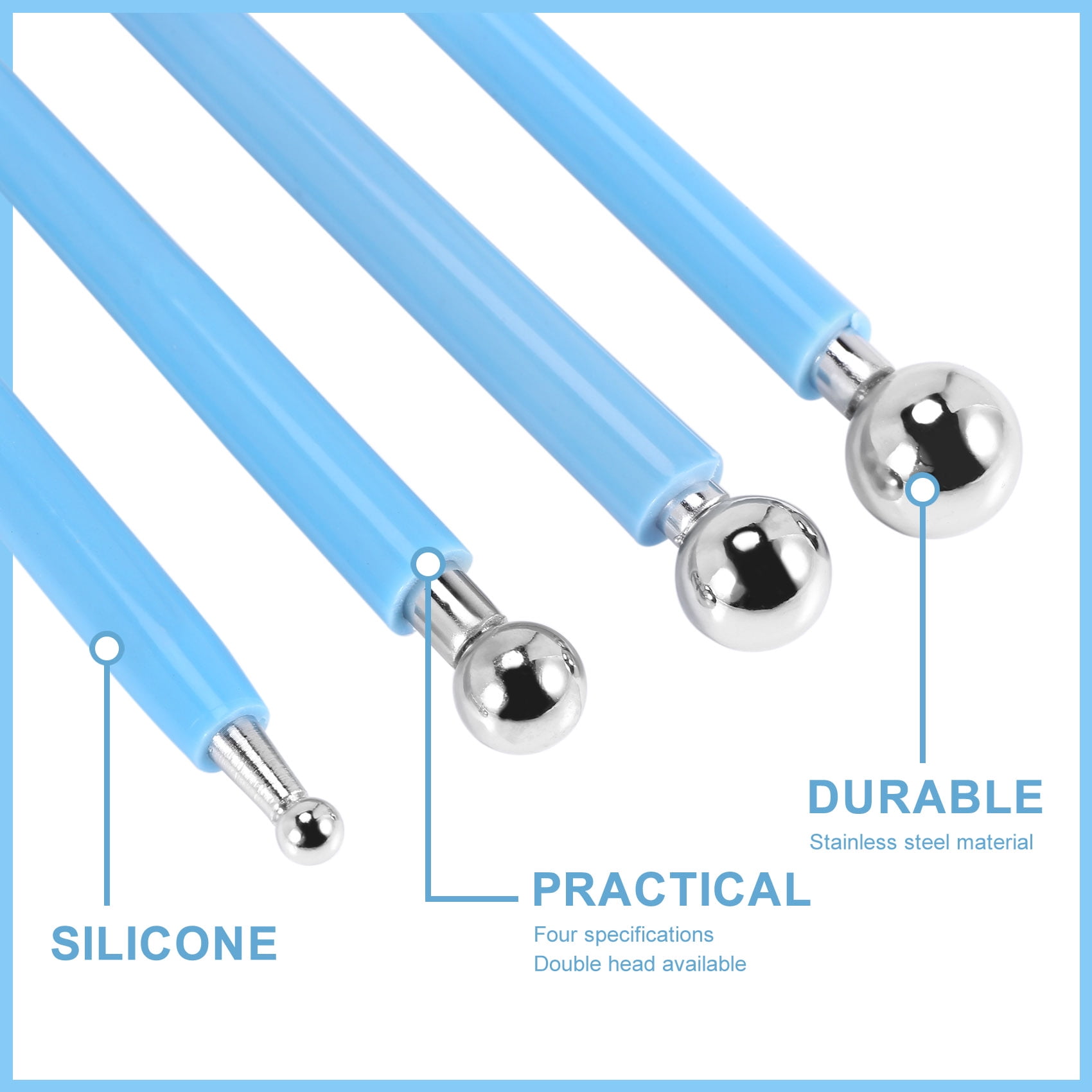 HOT! 13pcs Polymer Modeling Clay Sculpting Tools, Dotting Pen, Silicone ...