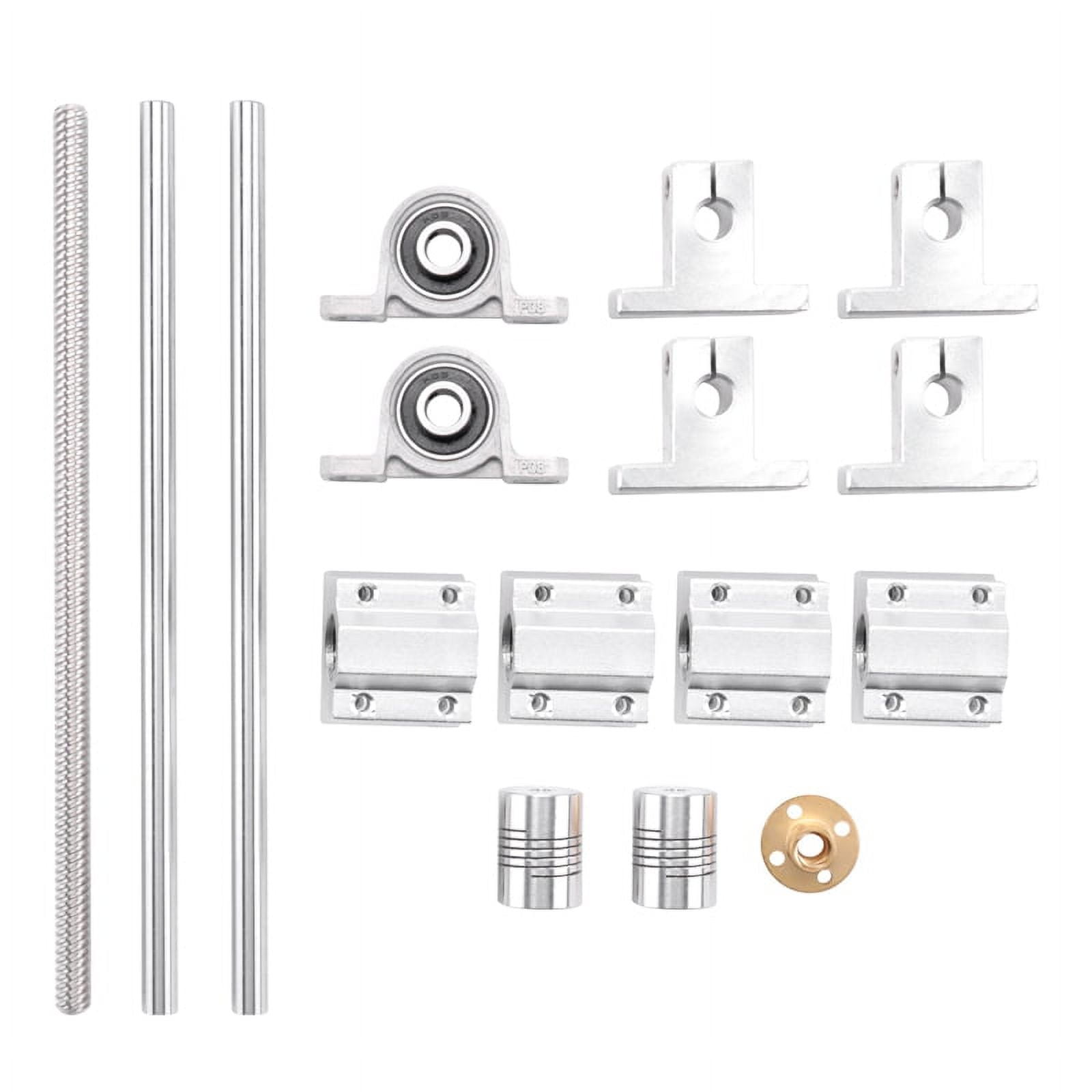 HOT! 15Pcs 200Mm Optical Axis Guide Bearing Housings Aluminum Rail ...