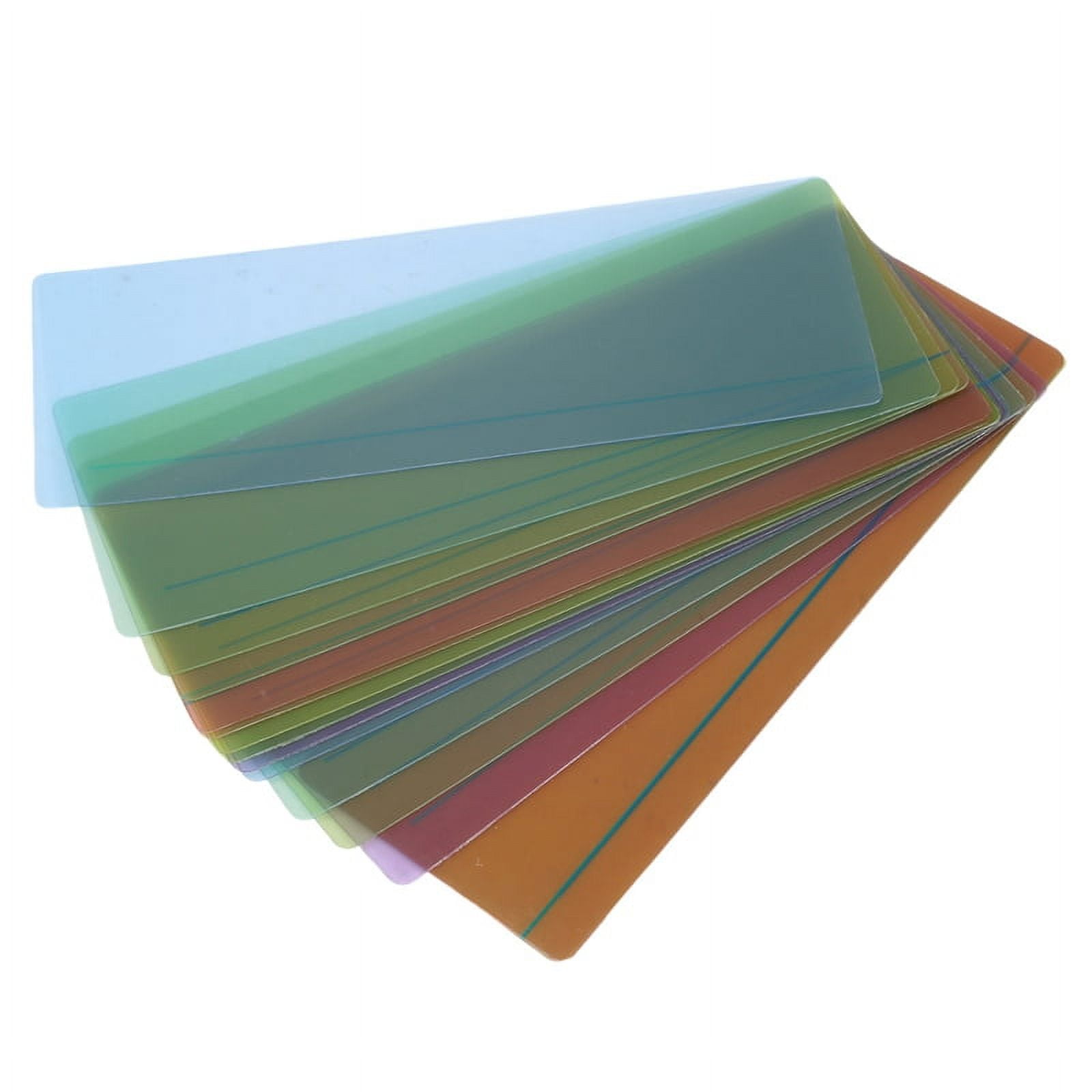 HOT! 16 Pieces Guided Reading Highlight Strips Colored Overlays ...