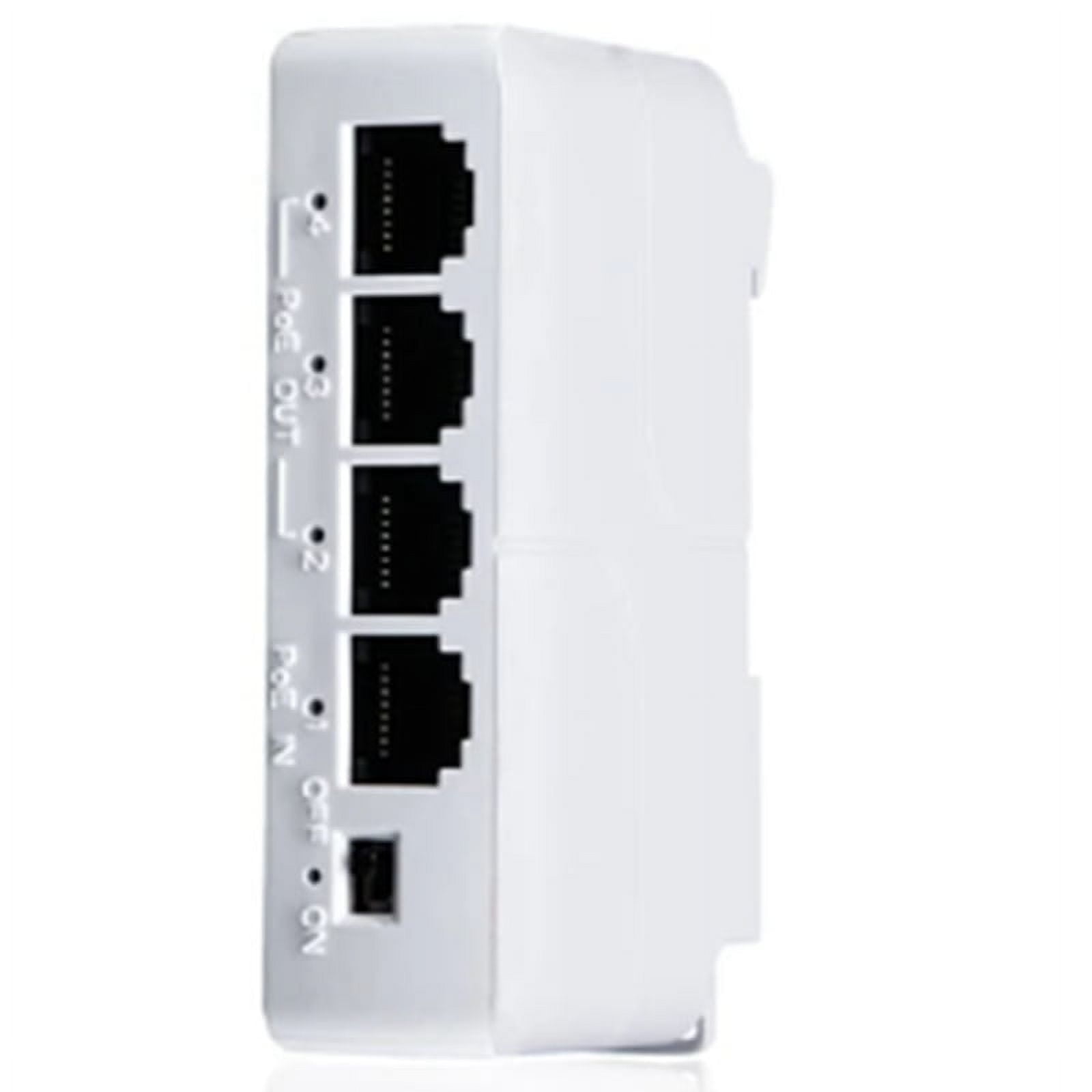 1Pcs 4 Ports 1 to 3 Port PoE Extender Passive Cascadable IEEE802.3Af ...