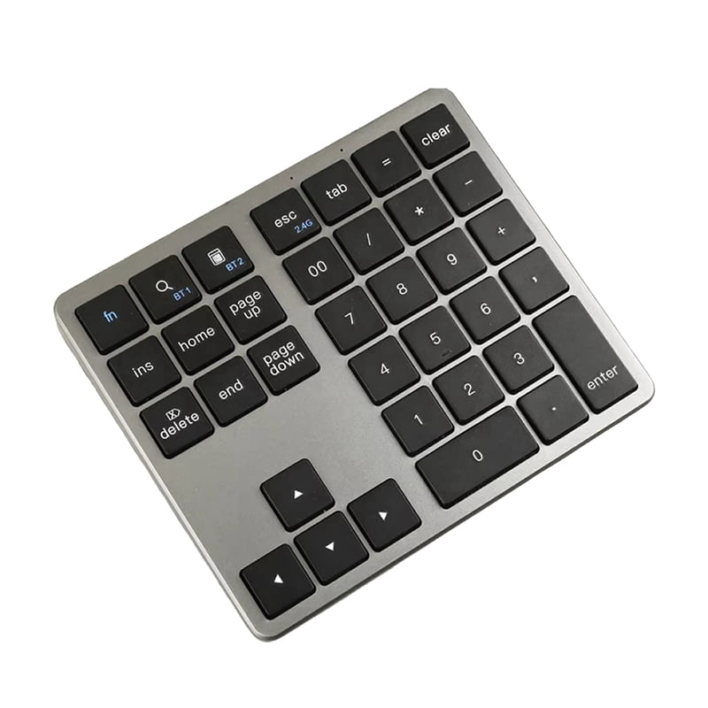 HOT 2.4G Wireless Bluetooth Number Pad 35 Keys Remote Connection Numpad ...
