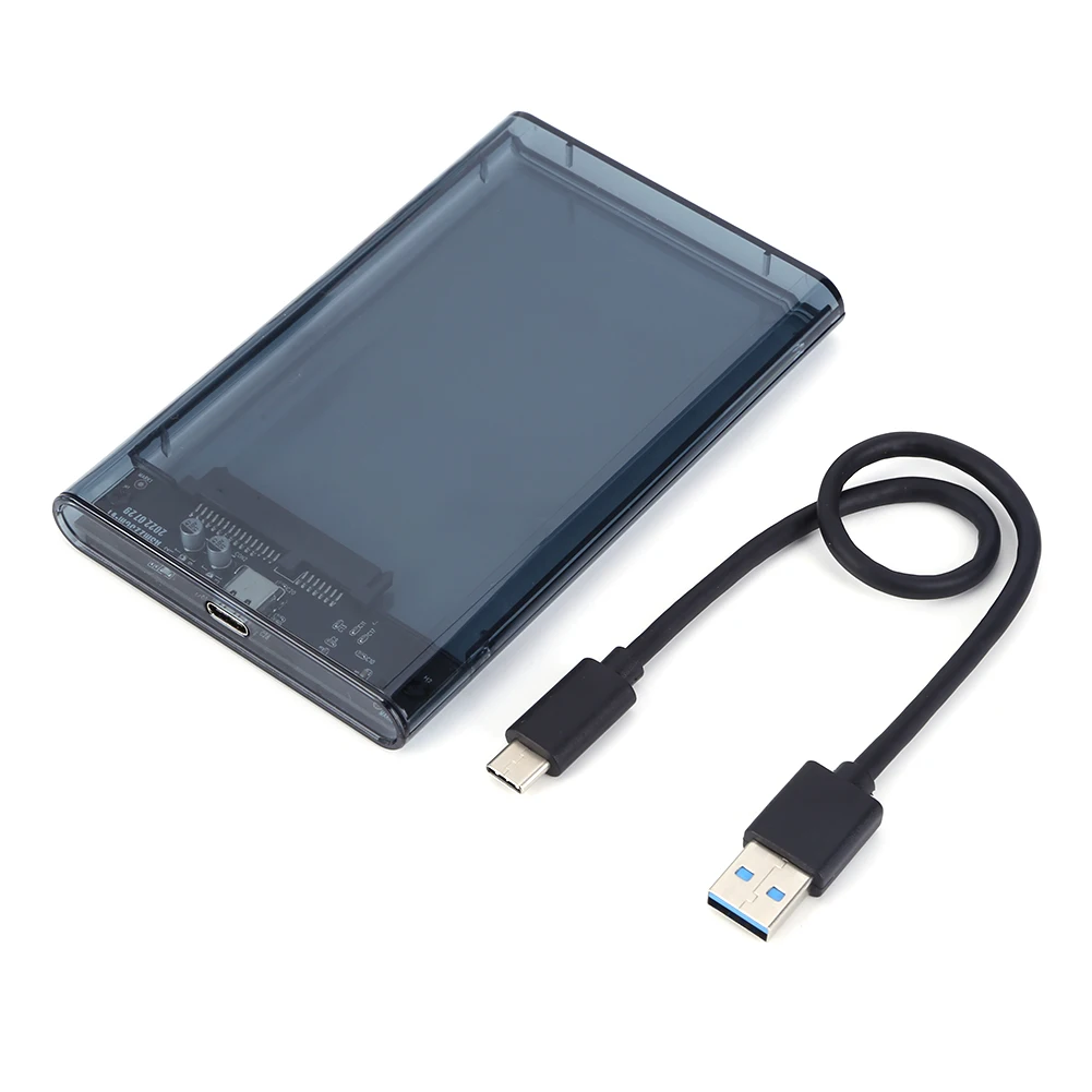 HOT 2.5Inch External HDD Case SATA To USB3.1 Hard Drive Enclosure 6Gbps ...