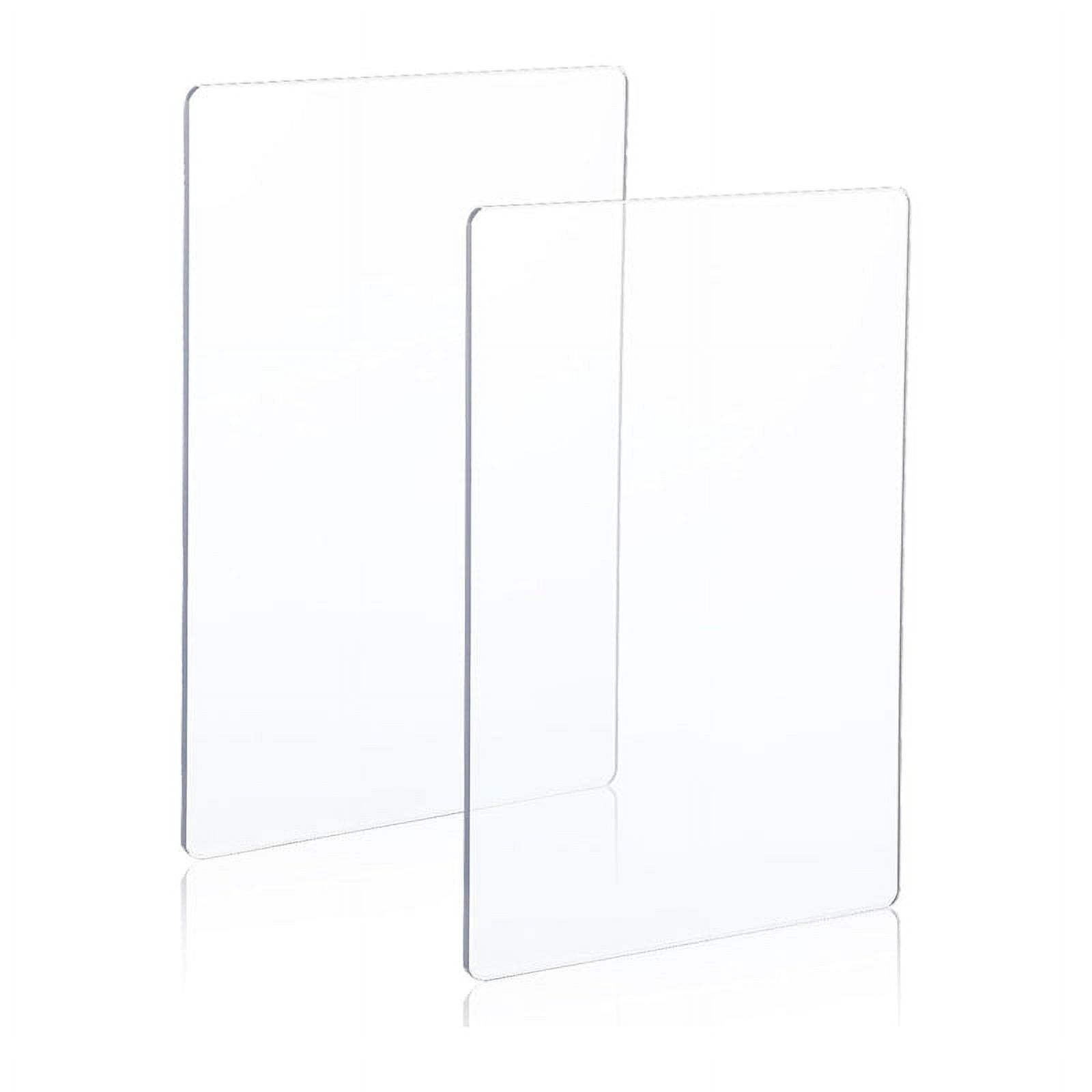 HOT 2 Packs Transparency Acrylic Cutting Pads, Die Plates Clear Thick ...