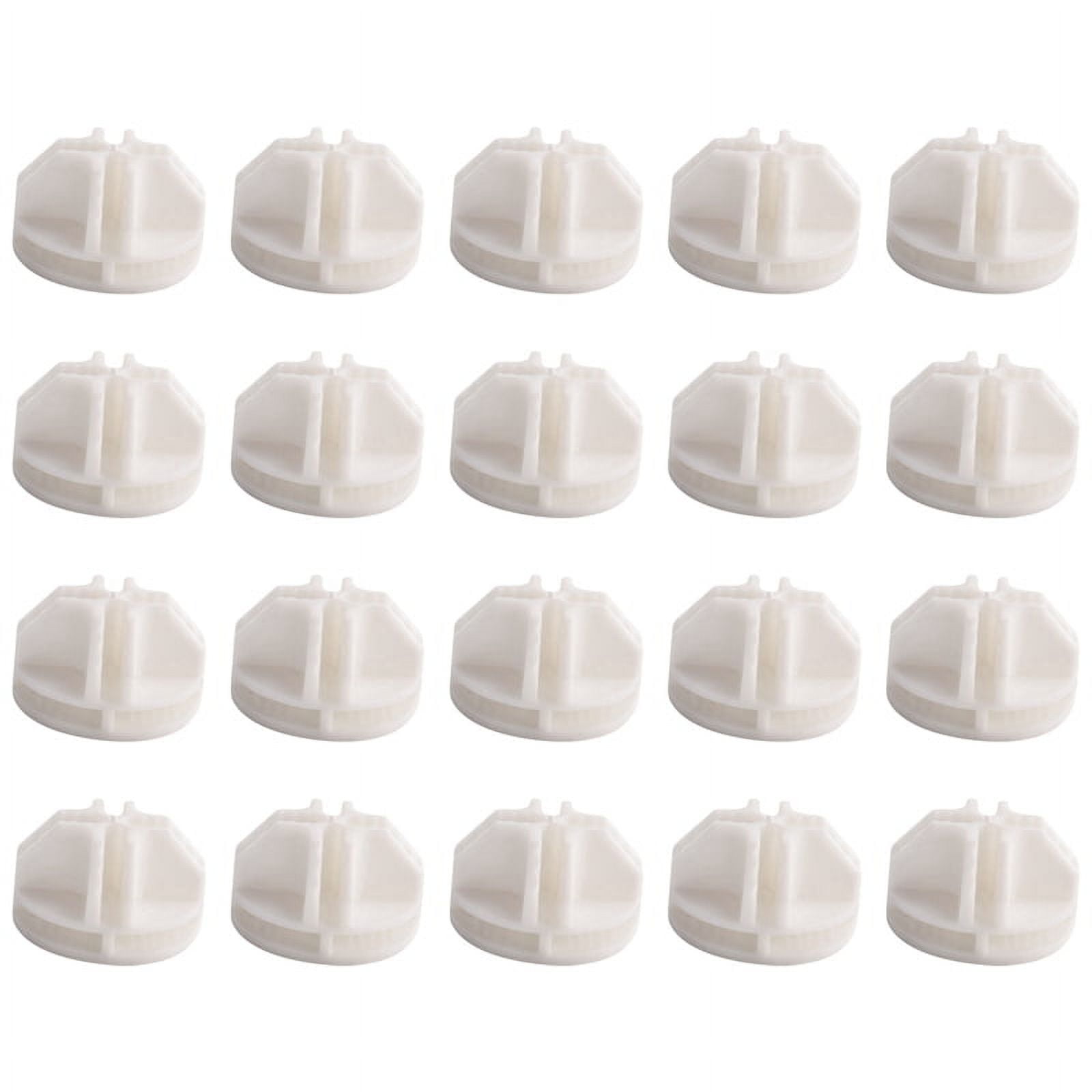 20 Pcs Grid Cube Connector Abs Connectors For Wire Storage Shelving ...