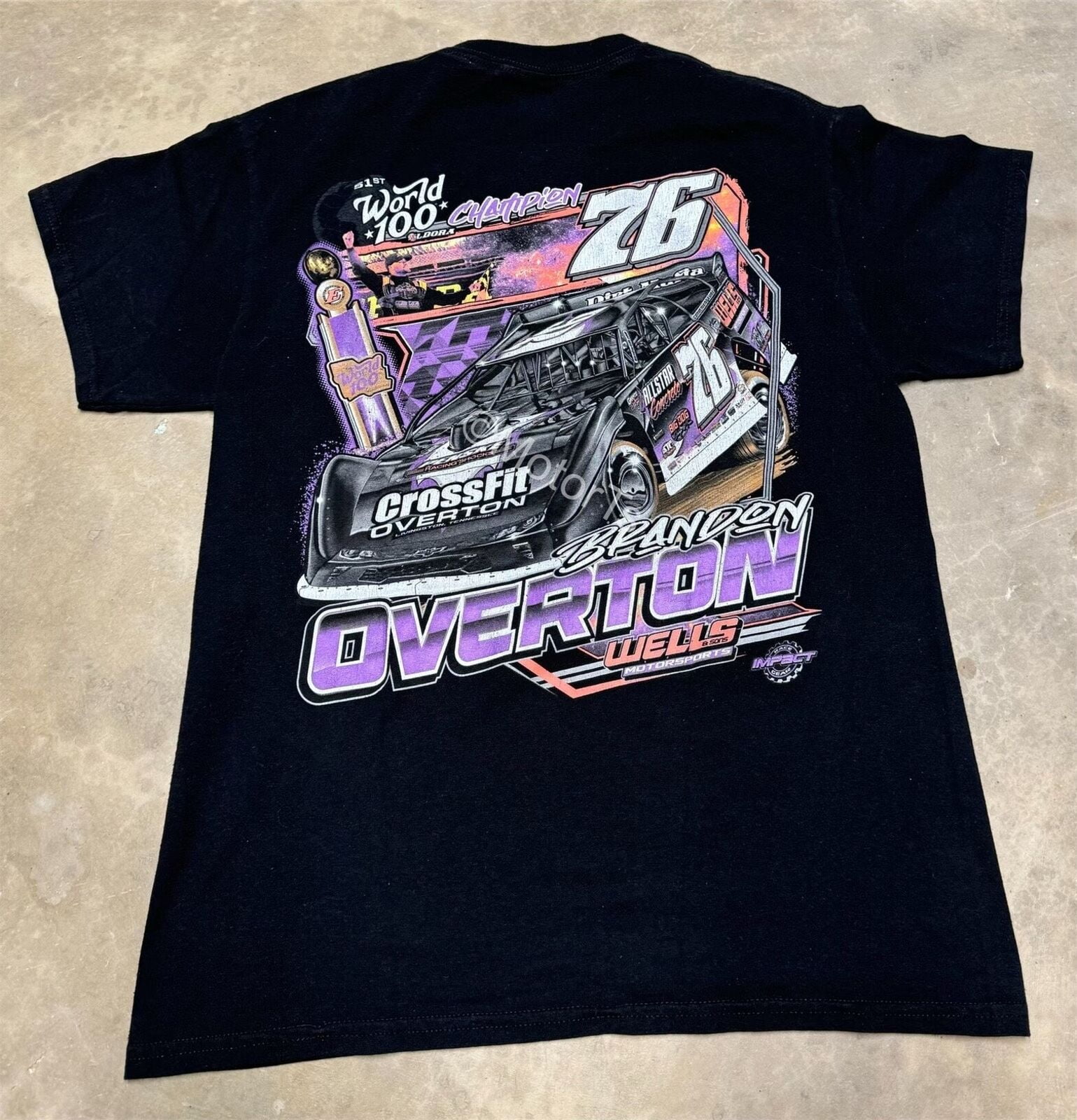 HOT 2021 Brandon Overton “51st World 100” Dirt Late Model Winner Shirt ...