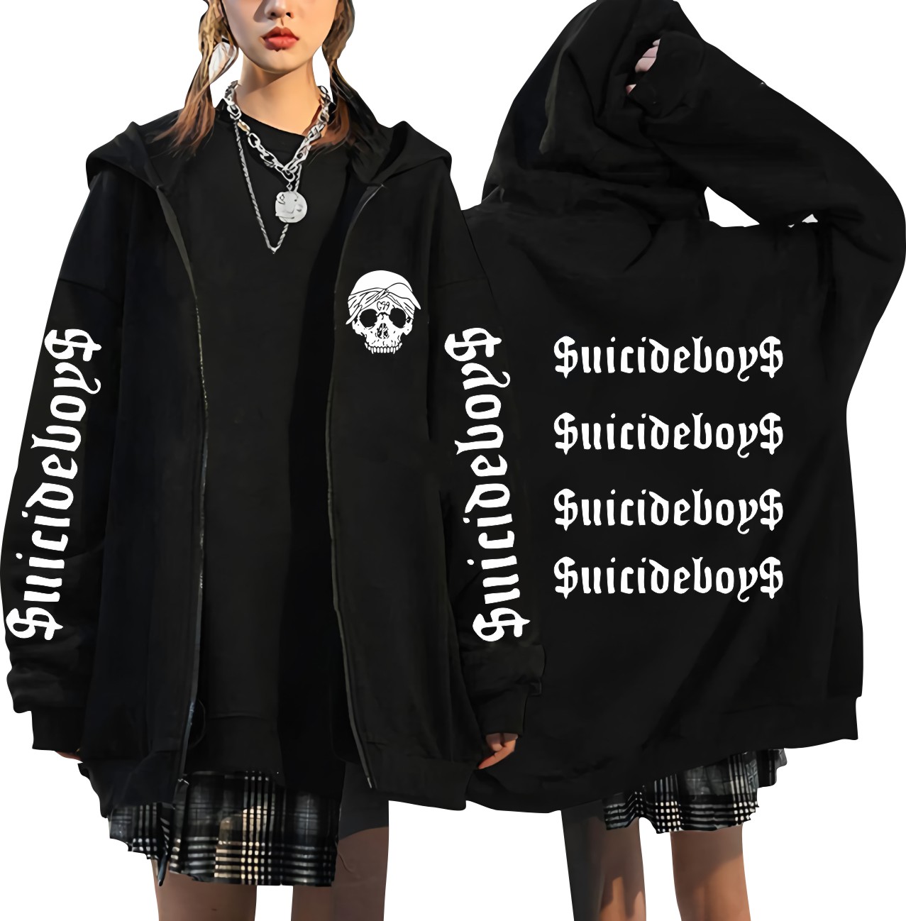 HOT 2025 Rapper Suicideboys boys 59 Merch Unisex Zip Up Hoodie Hip Hop ...