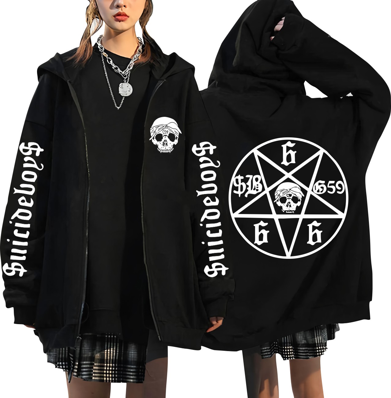 HOT 2025 Rapper Suicideboys boys 59 Merch Unisex Zip Up Hoodie Hip Hop ...
