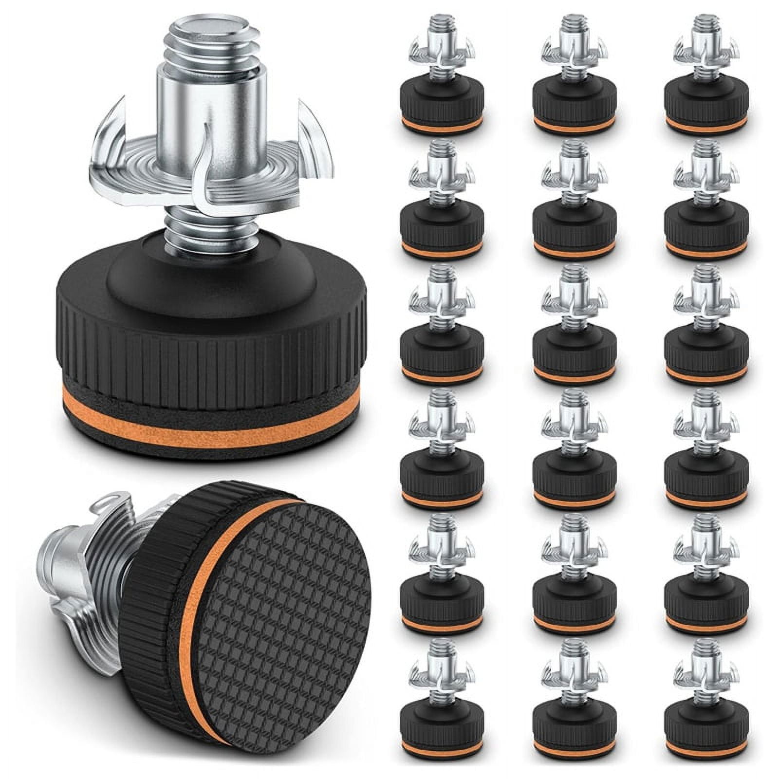 HOT! 20Pcs Adjustable Furniture Levelers with Floor Protectors,3/8in ...
