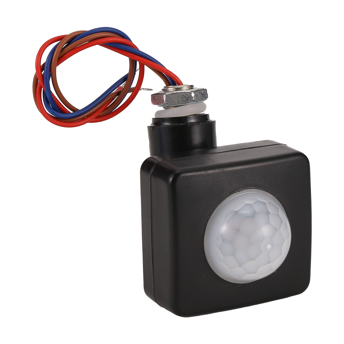 HOT! 220V Mini Human Body Infrared Sensor Switch LED Flood Light PIR ...
