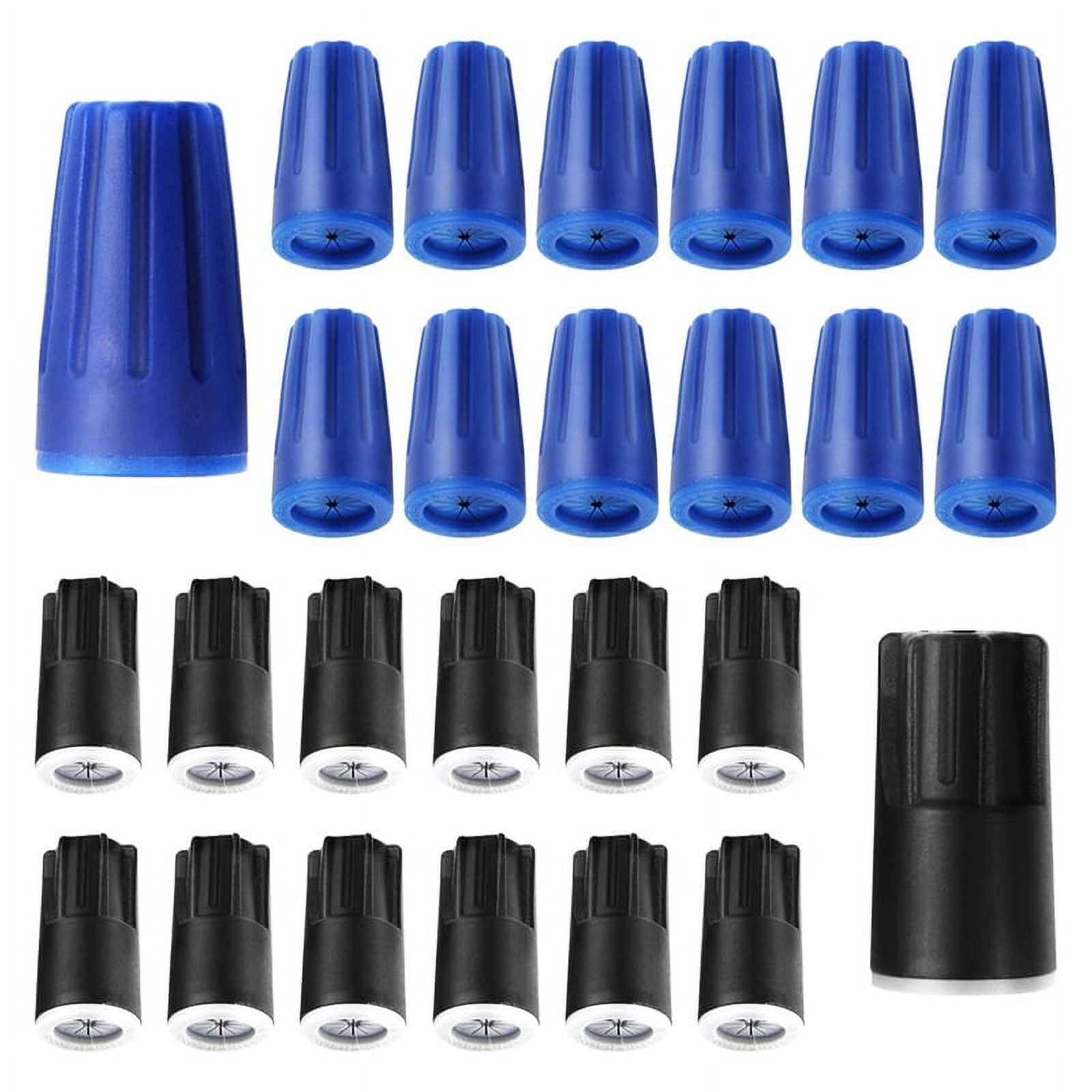 HOT! 24PCS Waterproof Wire Connectors, Blue/Black Sealant Twist Nuts ...