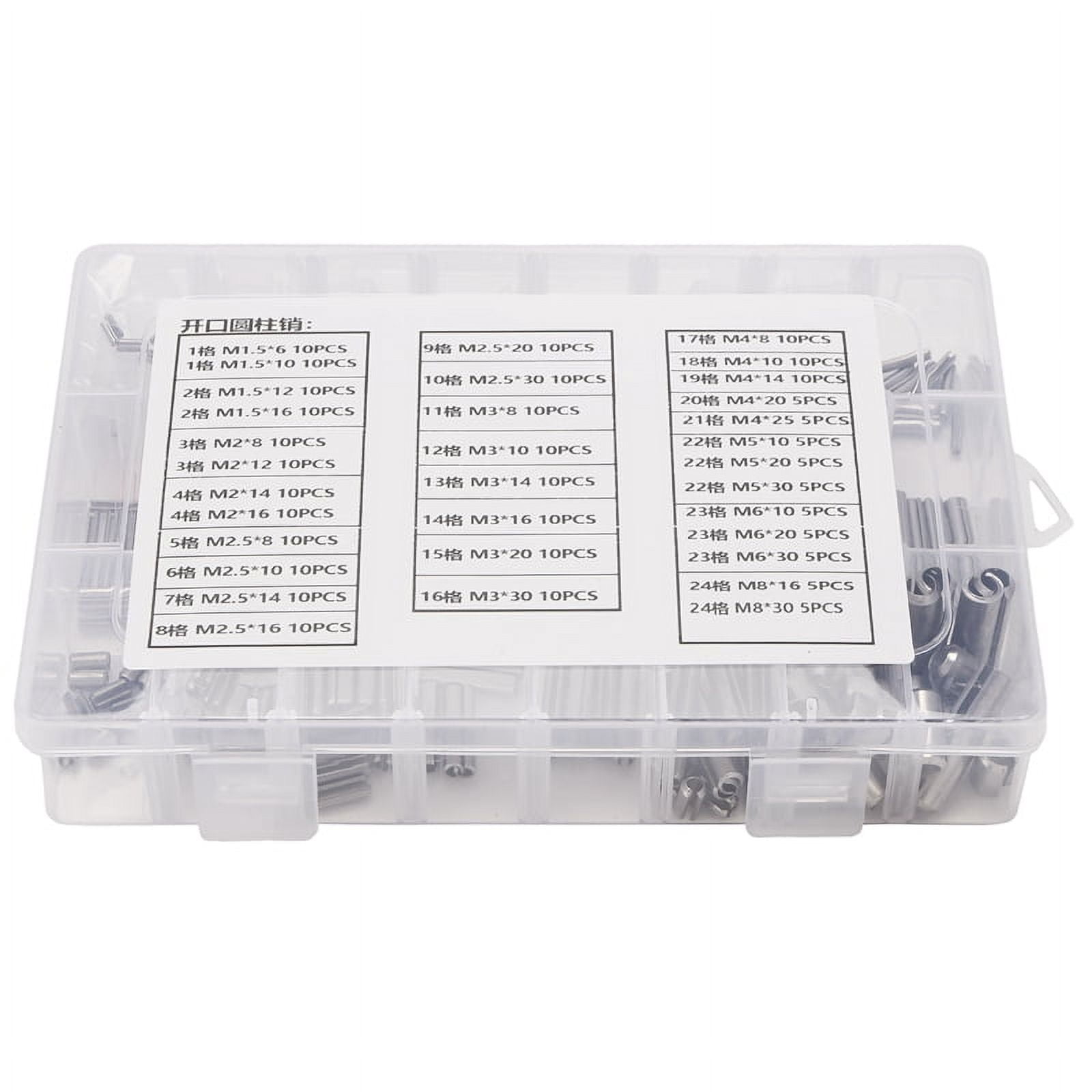 HOT 280Pcs Stainless Steel Spring Pin Tension Elastic Cylindrical ...