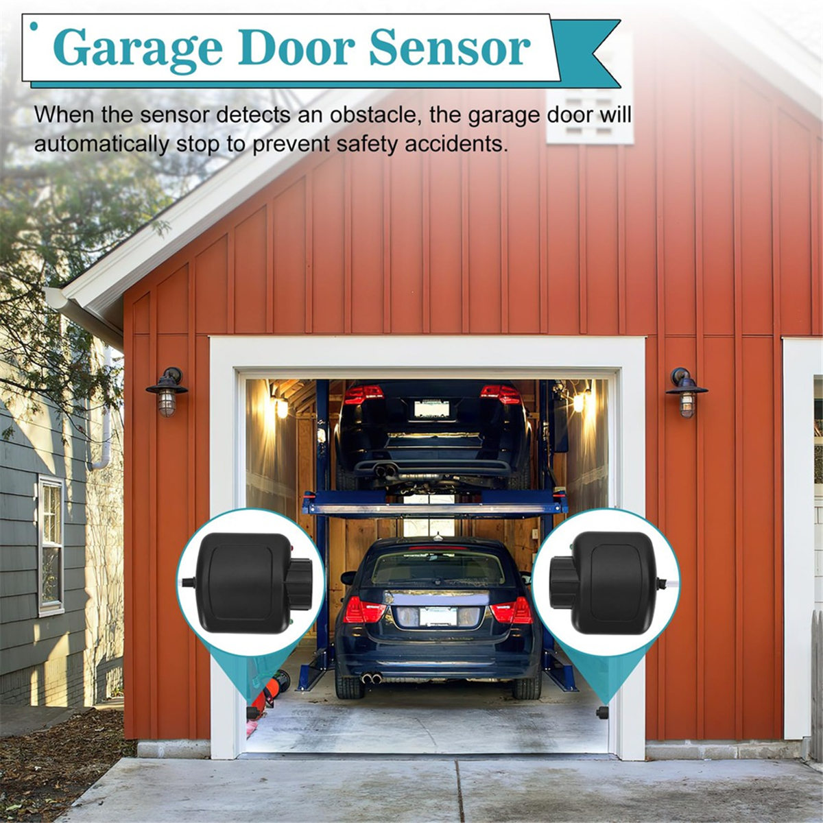 HOT! 2set for Linear Garage Door Opener Sensors Beam Eyes Kit,for ...