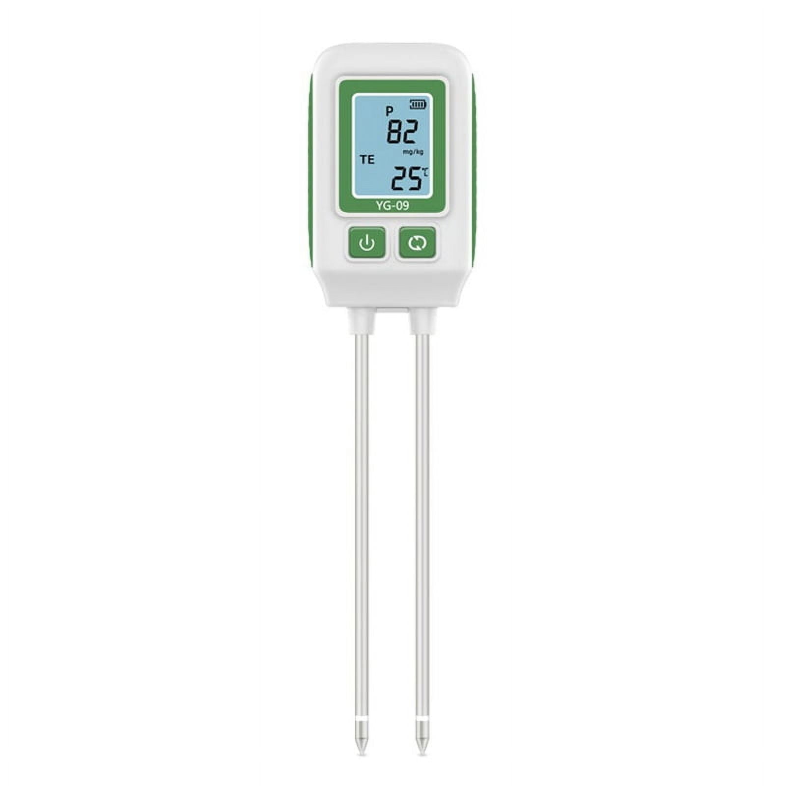 HOT 3 in 1 Digital LCD Soil Tester Dual Probe High Precision Nitrogen ...