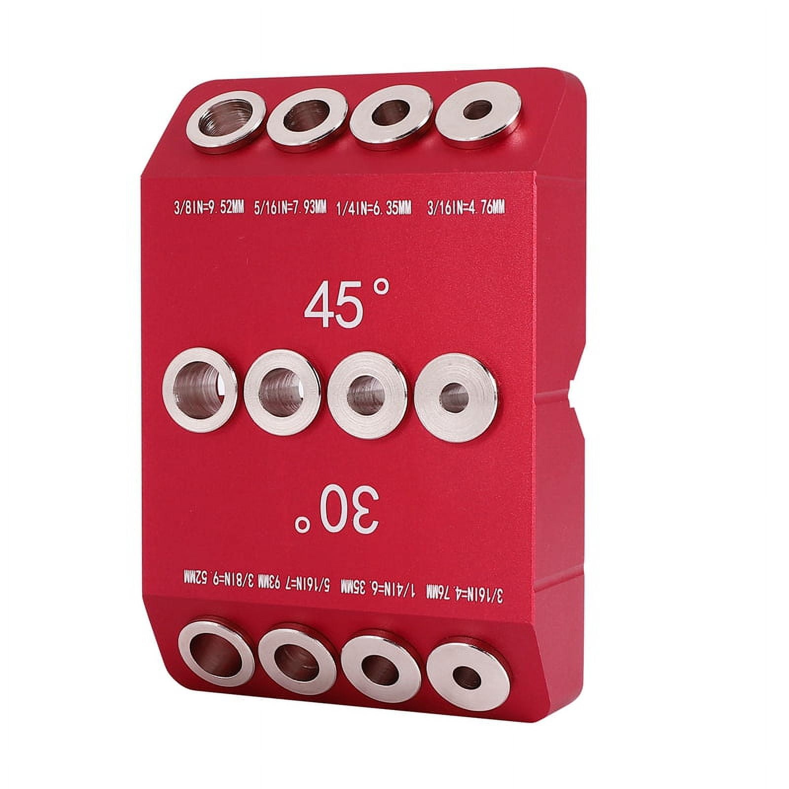 HOT 30/45/90° Angle Drill Hole Guide Jig for Angled and Straight Hole ...