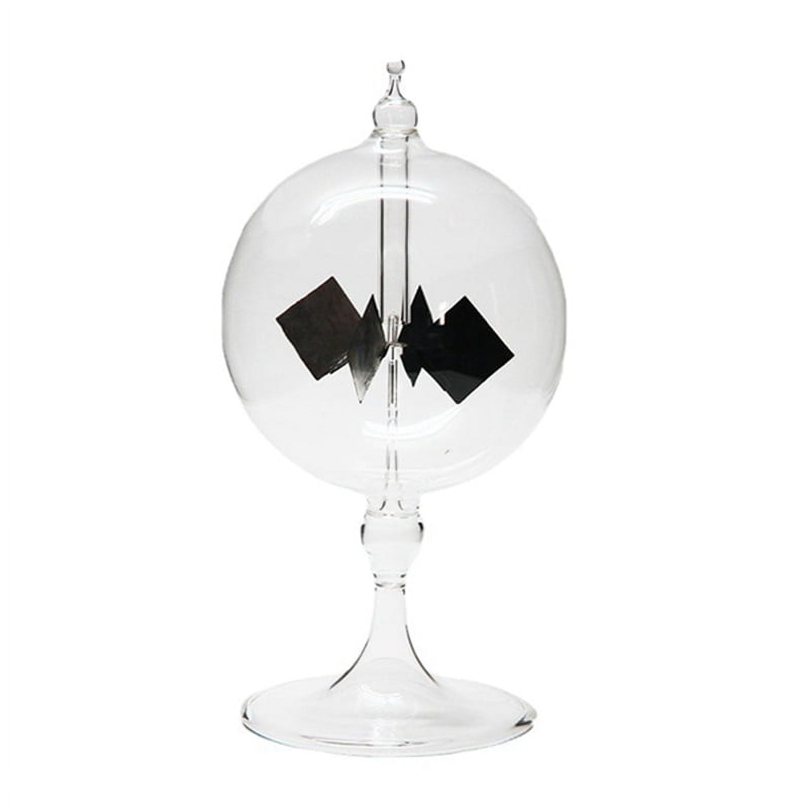 HOT 4 Blades Rotating Glass Windmill Solar Powered Crookes Radiometer ...