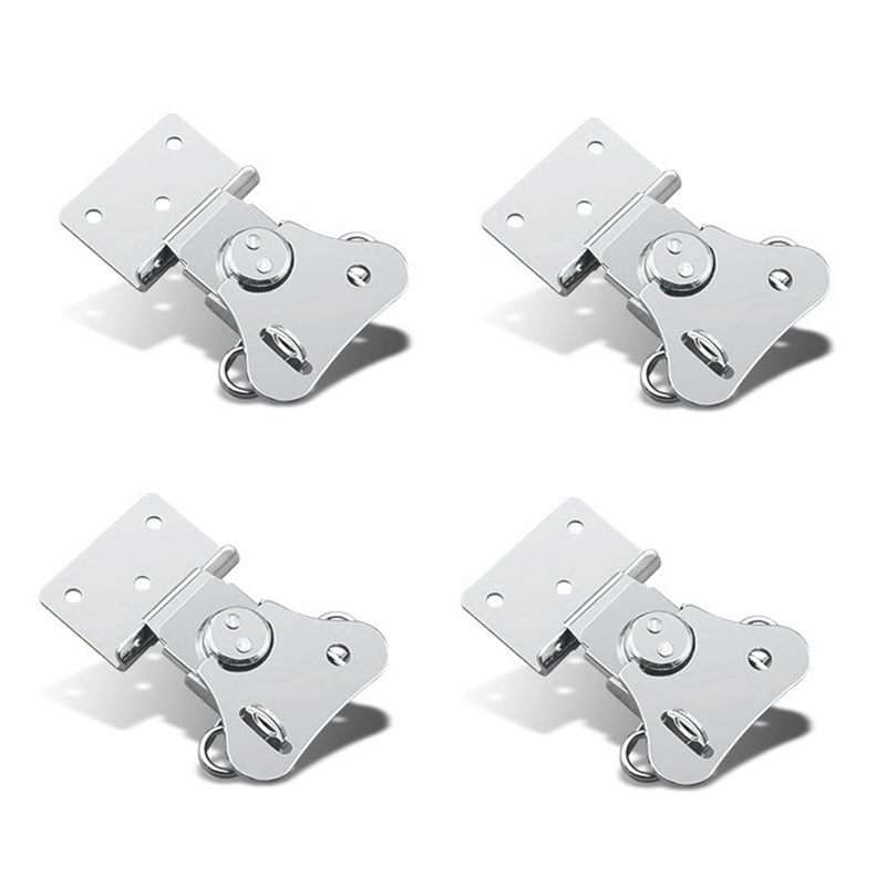 HOT 4 Pack Spring Loaded Butterfly Latch Large Doorkeeper Clamp Box for ...