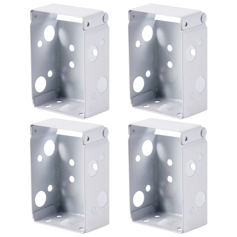 HOT! 4 Pieces Blind Brackets 2 Inch Low Profile Box Mounting Bracket ...