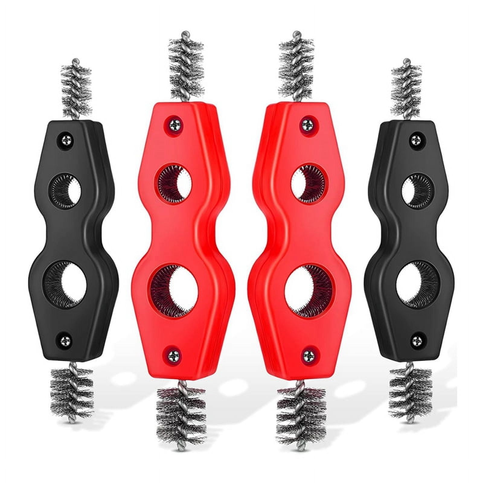HOT 4 Pieces Copper Pipe Cleaner Tubing Brush Cleans Inside Outside ...