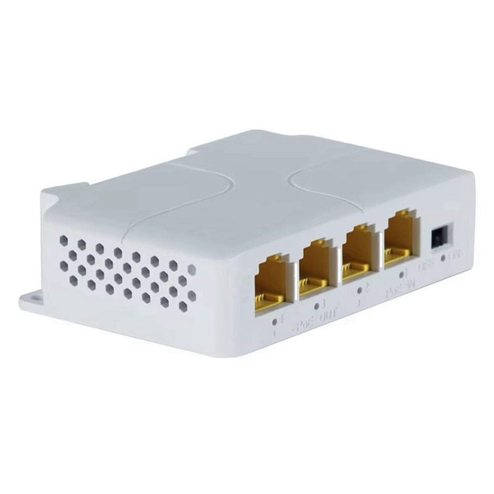HOT! 4 Port POE Extender 10/100/1000Mbps 1 in 3 Out Gigabit PoE to ...