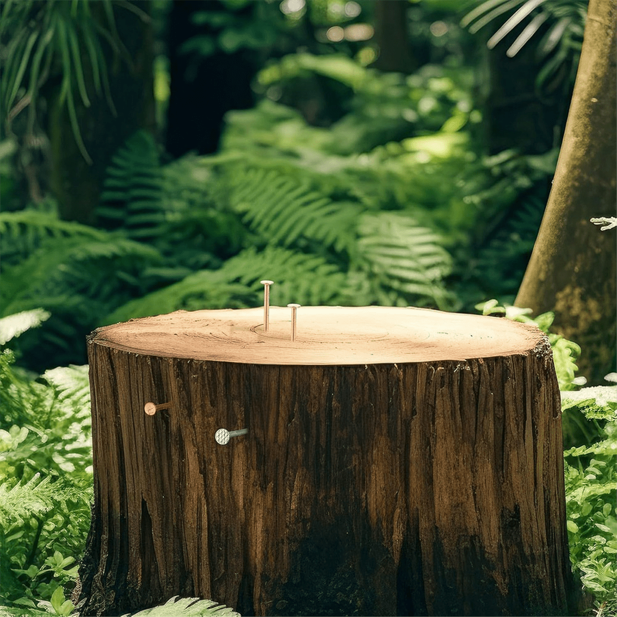 HOT! 40 Pcs Copper Nails to Killing Trees,3.5 Inch Pure Bulk,Stump ...