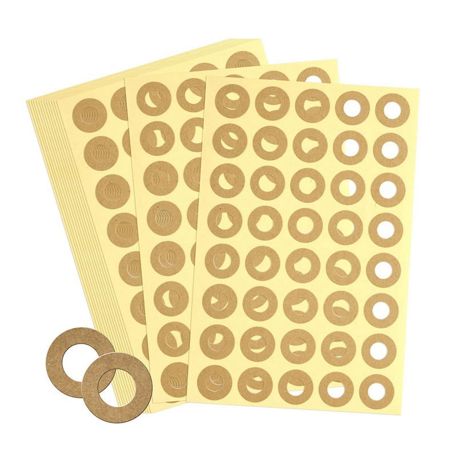 4000pcs Hole Punch Reinforcement Stickers, Self-Adhesive 1/4 Inch ...
