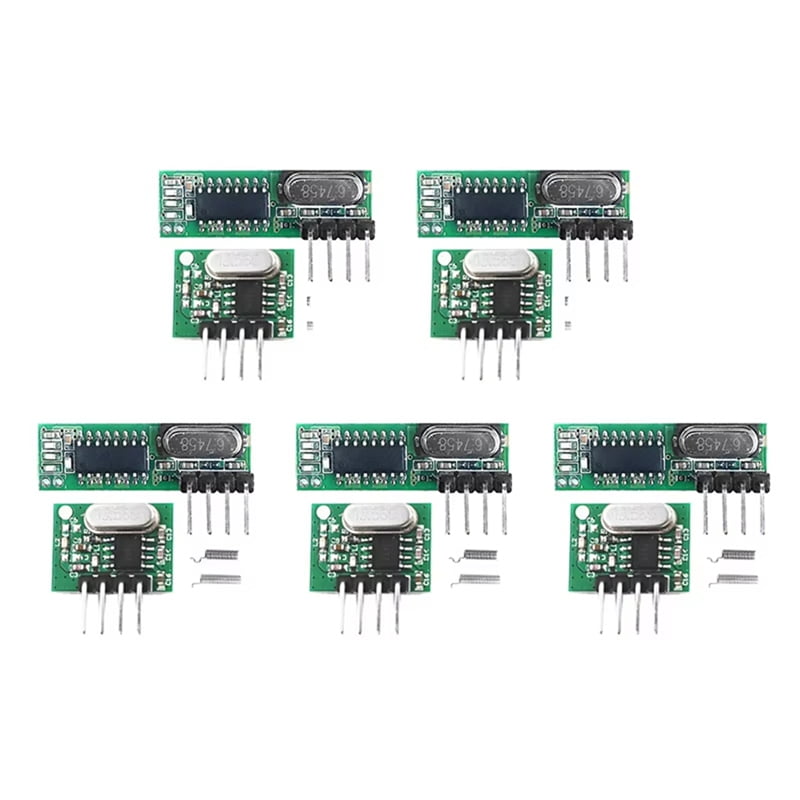 HOT 433 Mhz Superheterodyne Receiver and Transmitter Module Wireless ...
