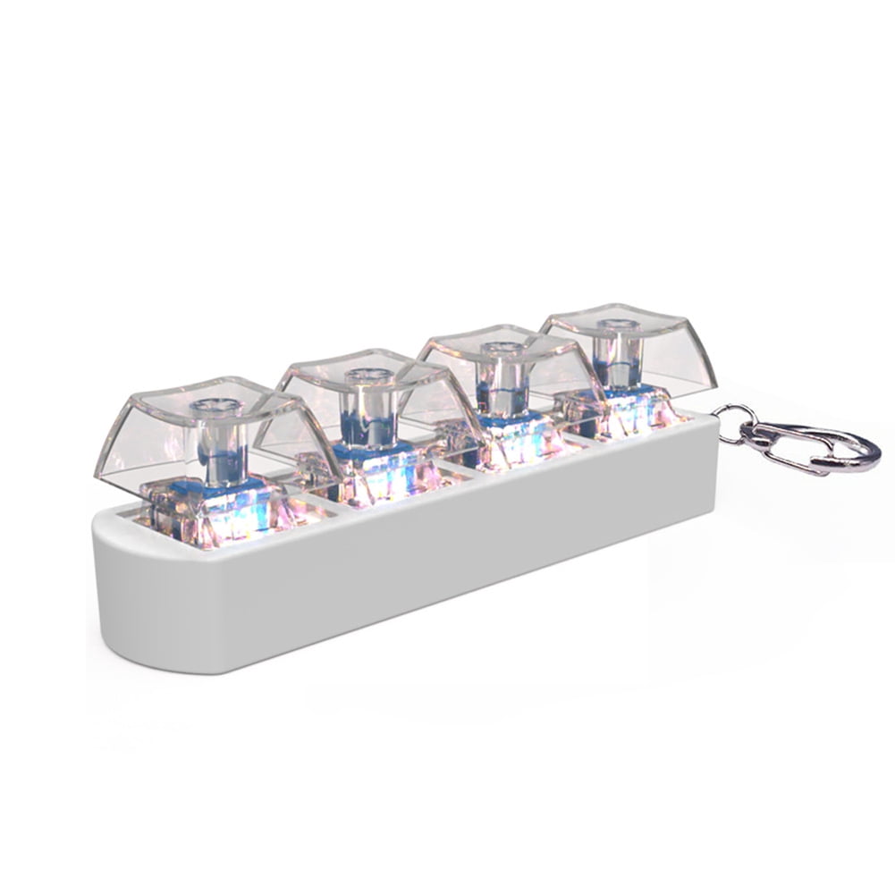 HOT 4Keys Keyboard Keycaps Fidget Toy Stress Relief Diy Caps Finger ...