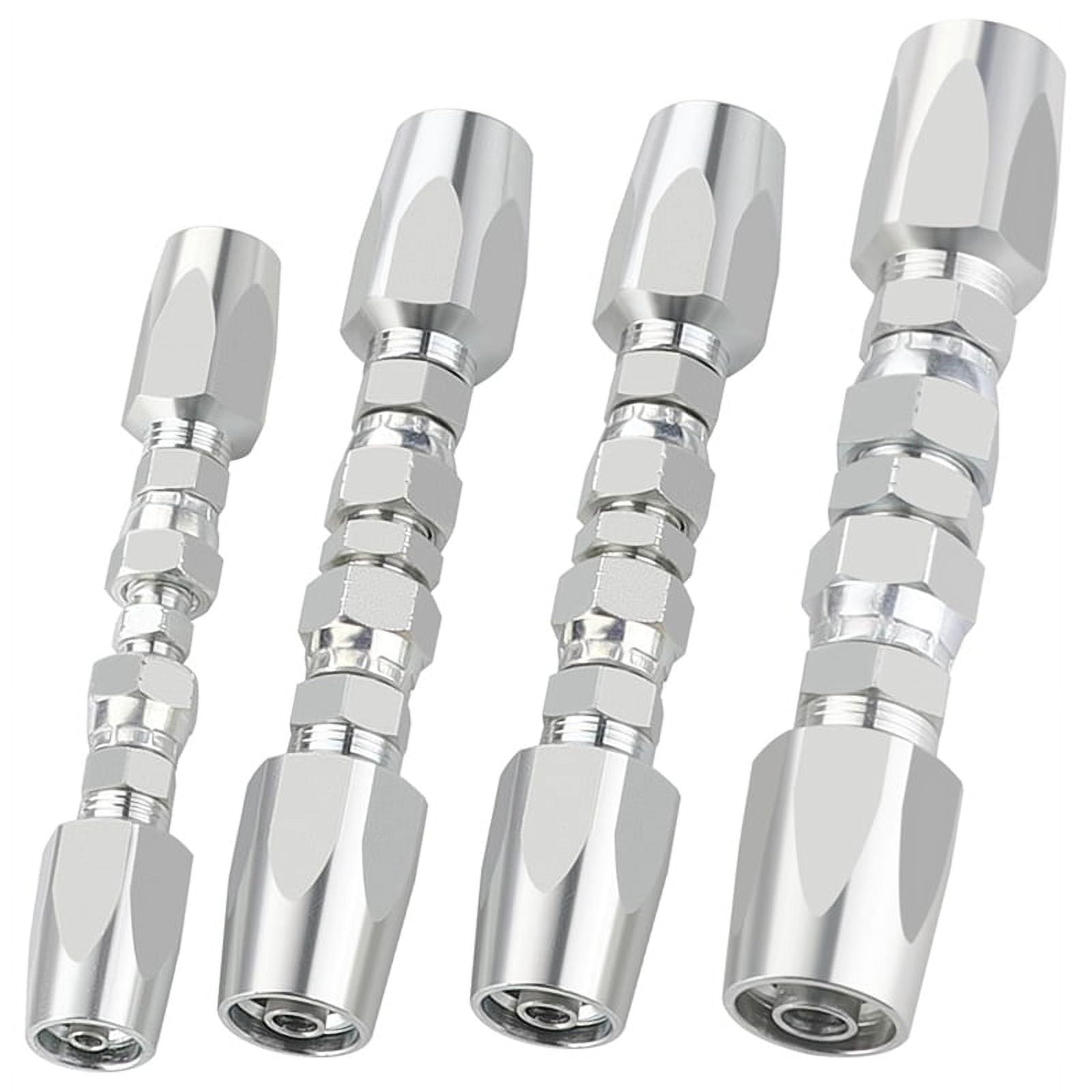 HOT 4PCS Hydraulic Fittings, Reusable Hose Repair Fittings Kit, 1/2Inch ...