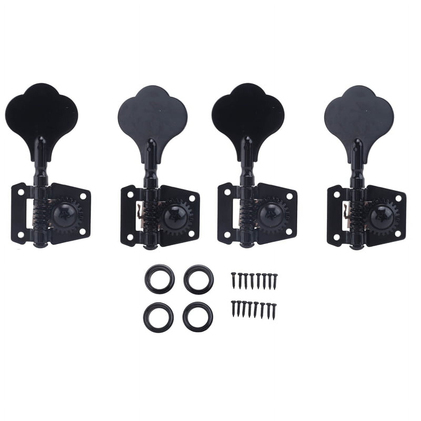HOT 4Pcs Guitar Tuning Pegs Electric Bass Tuner Peg Open Gear Machine ...