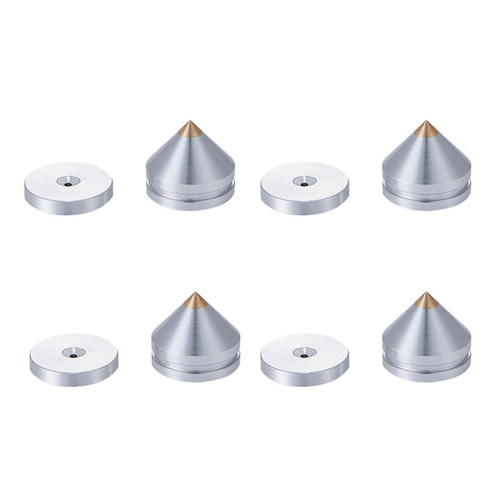 HOT 4Set Hifi Audio Foot Spikes Cone Floor Nail Aluminum Alloy Speaker ...