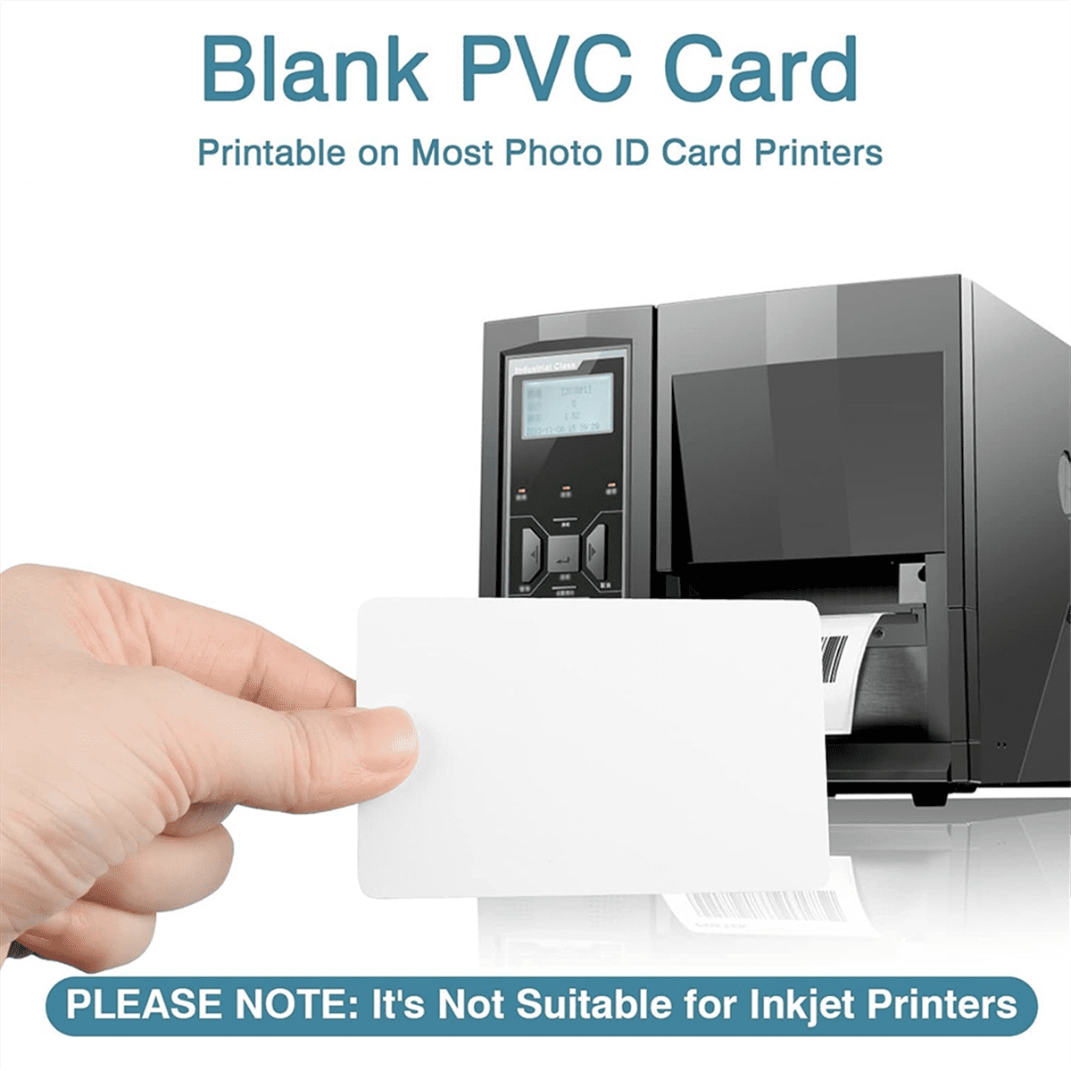 HOT! 50 Pack Premium Blank PVC Cards, CR80 30Mil Graphic Quality White ...