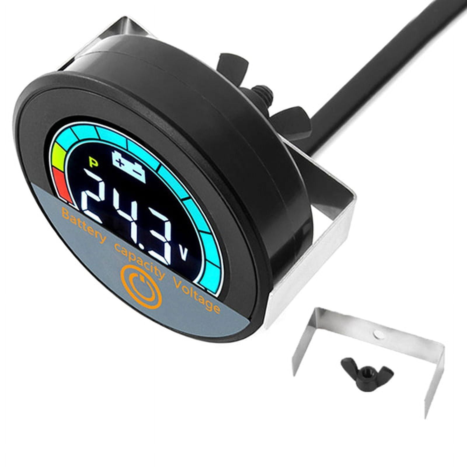 HOT! 5918 DC8-100V Digital Circular Voltmeter Waterproof Battery ...