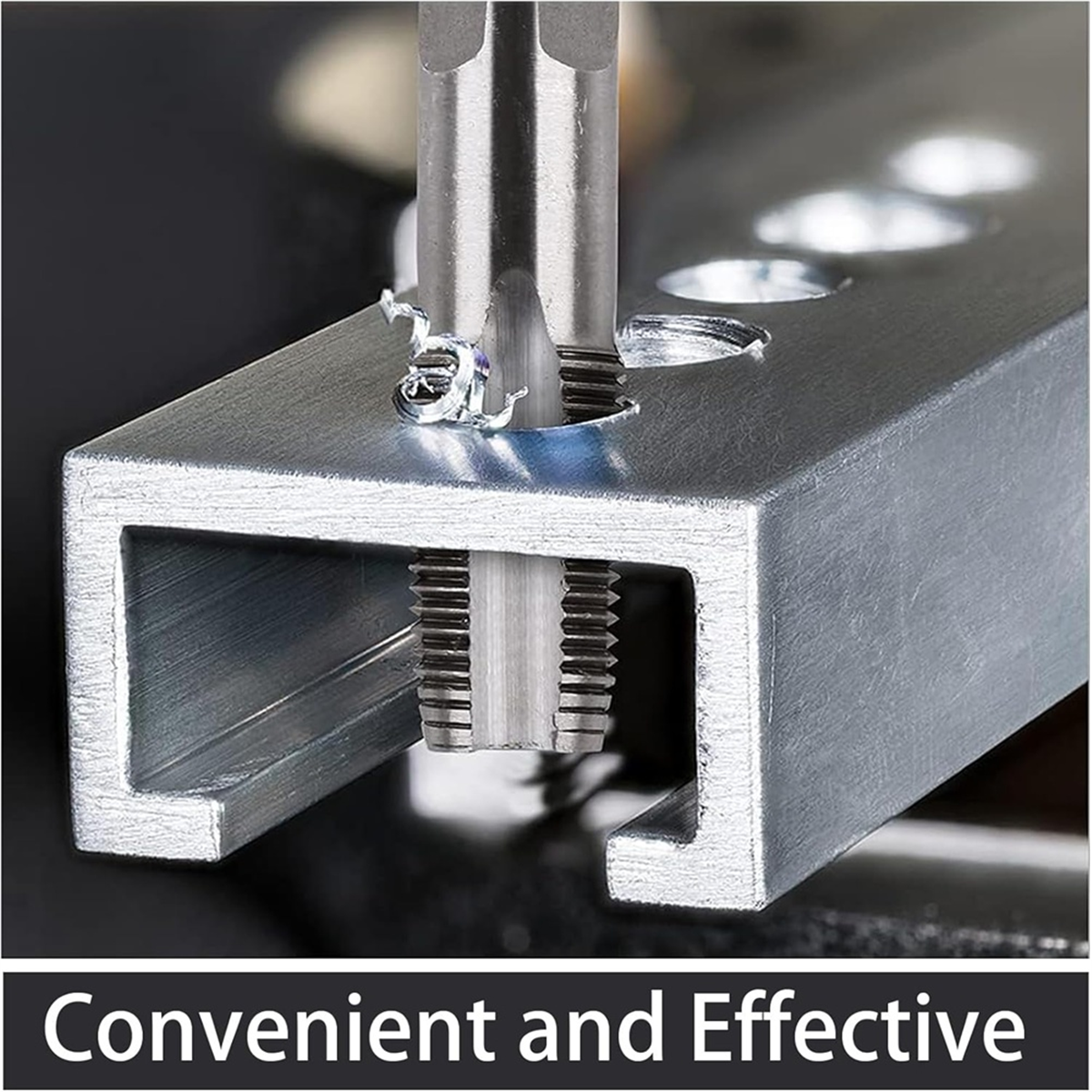 HOT! 6-Piece NPT Pipe Tap Set, Precision Carbon Steel Taper Set with ...