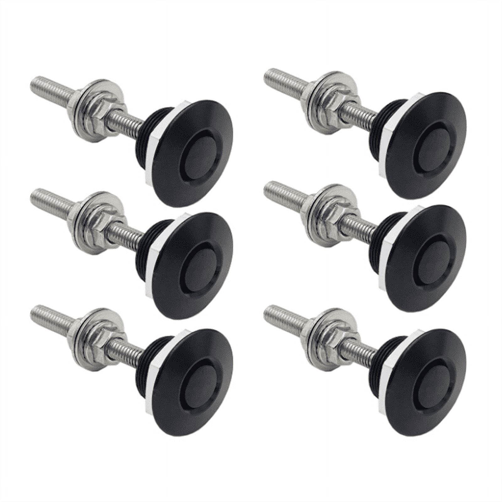 HOT 6Set 1.25Inch Aluminum Vehicle Hood Pins-Quick Release Lock Latch ...