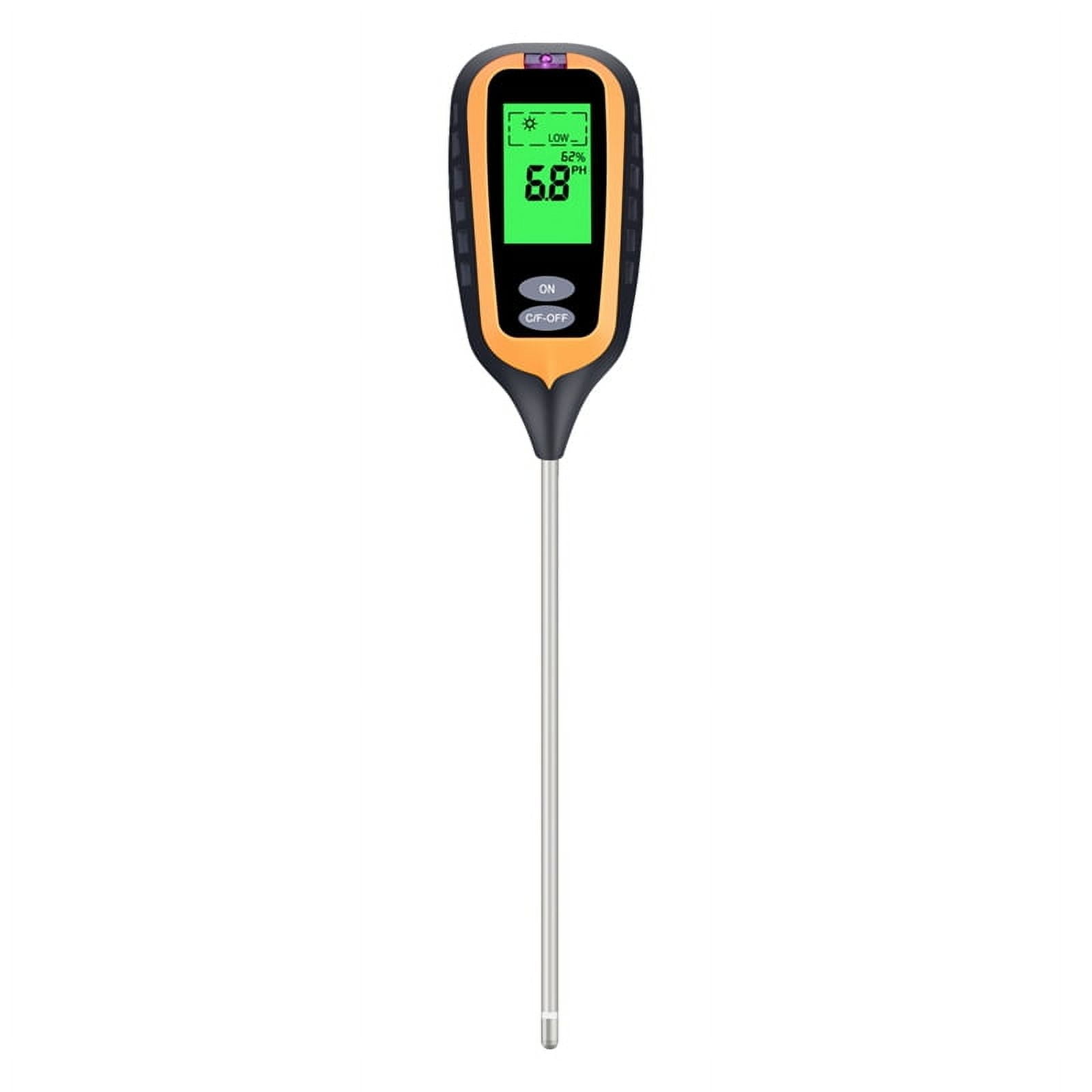6in1 Soil PH Meter Fertility Soil Moisture Sunlight Ambient Humidity ...