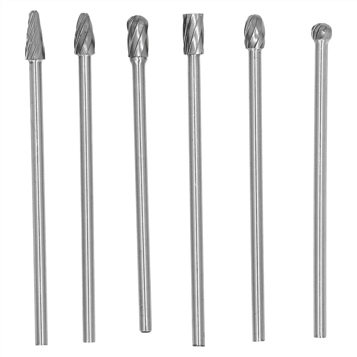 HOT 6pcs Tungsten Carbide Burrs Set, Cylinder- Porting Kit, Solid ...