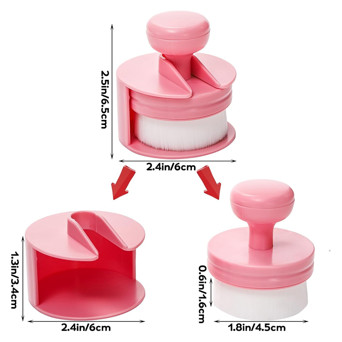 HOT! 8 Colors Flat Top-Ink Blending Brushes, Craft Ink Blender Brushes ...