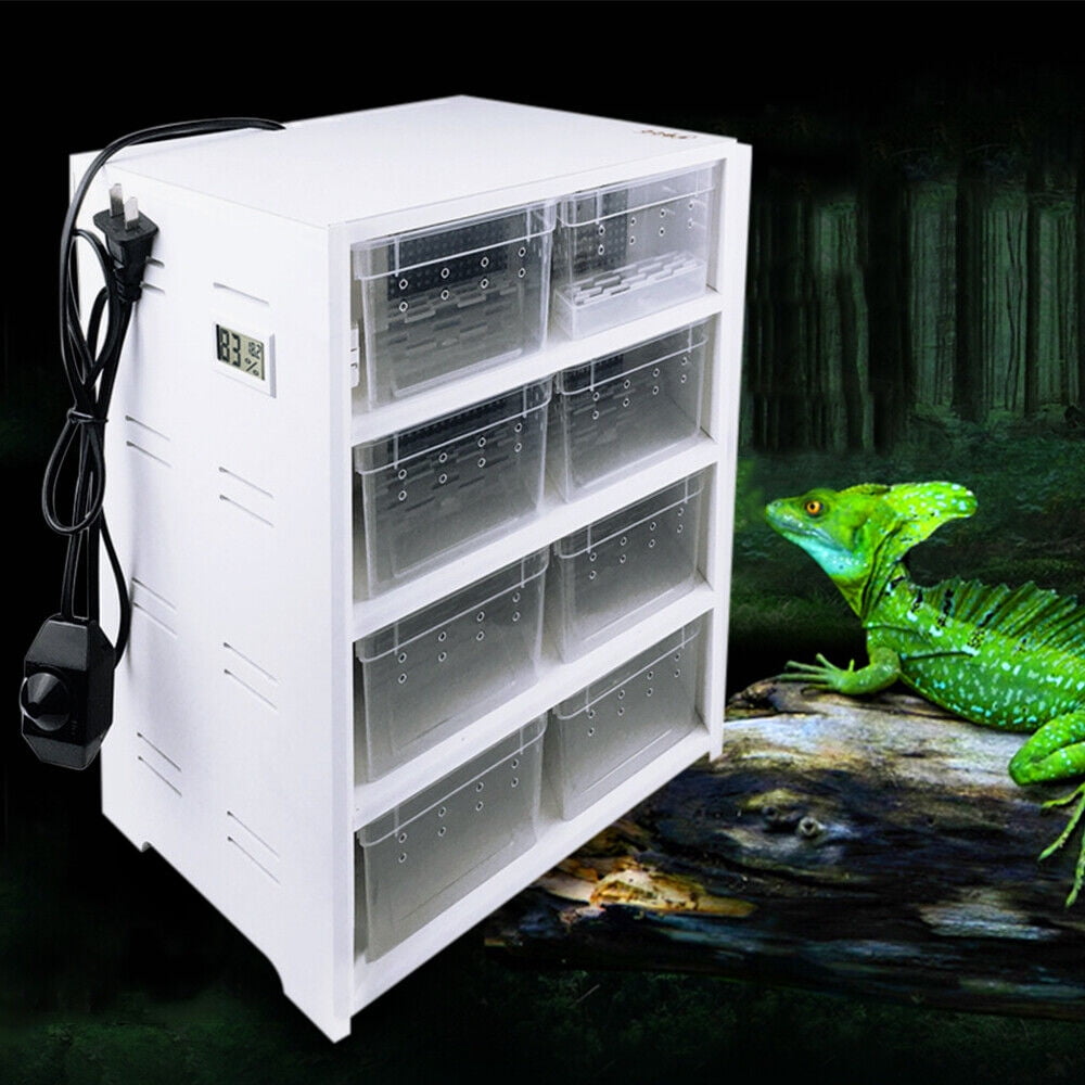 HOT 8 Grid Reptile Enclosure Cage Lizard Pet Snake Terrarium Tank ...