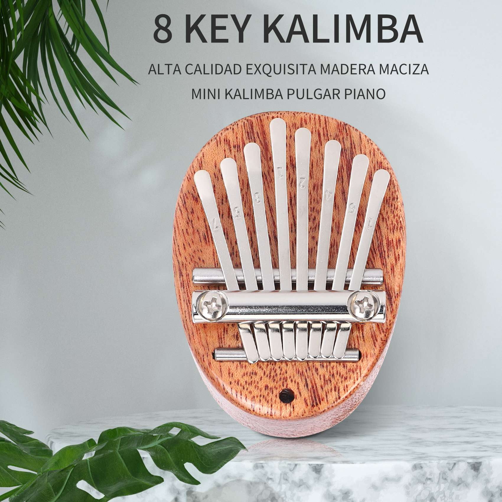 HOT! 8 Key Mini Kalimba Exquisite Finger Thumb Piano Marimba Musical ...