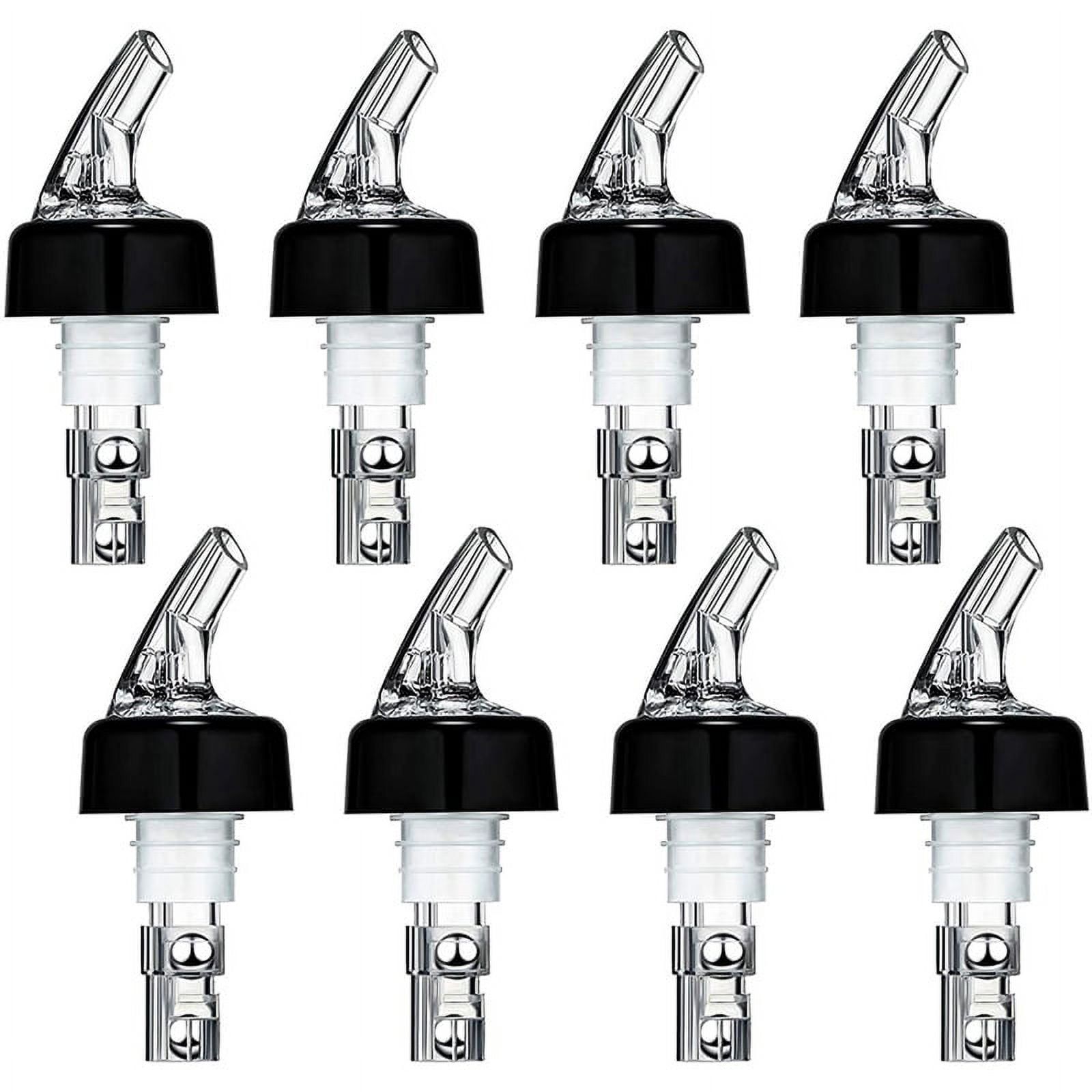 HOT! 8 Pieces Automatic Measured Bottle Pourer, Spout Pourer with Tail ...