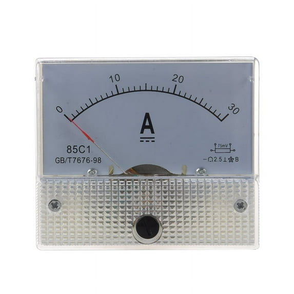 HOT 85C1 Analog Current Panel Meter DC 30A AMP Ammeter - Walmart.com