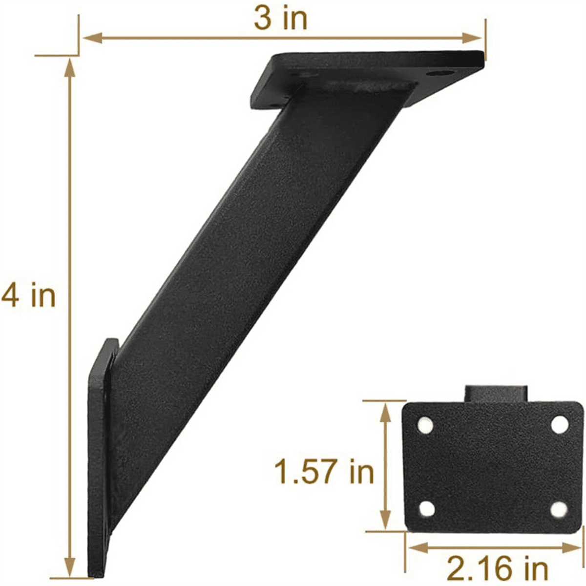 HOT! 8PCS 45 Degree Angle Support Brackets for Wooden Structures ...