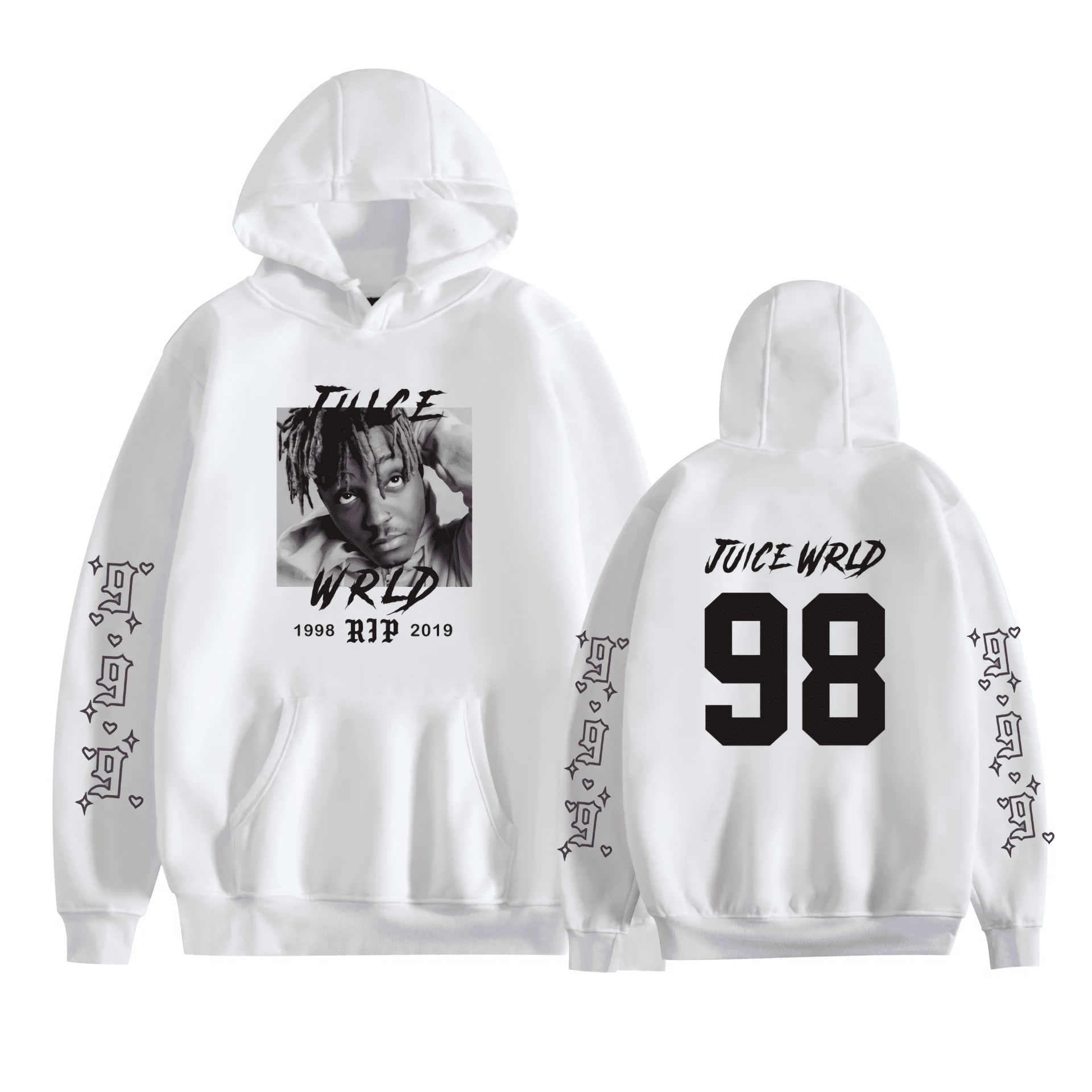 HOT 98 Juice Wrld Hoodie RIP Merch Men Women Sweatshirt Couple Sweater ...