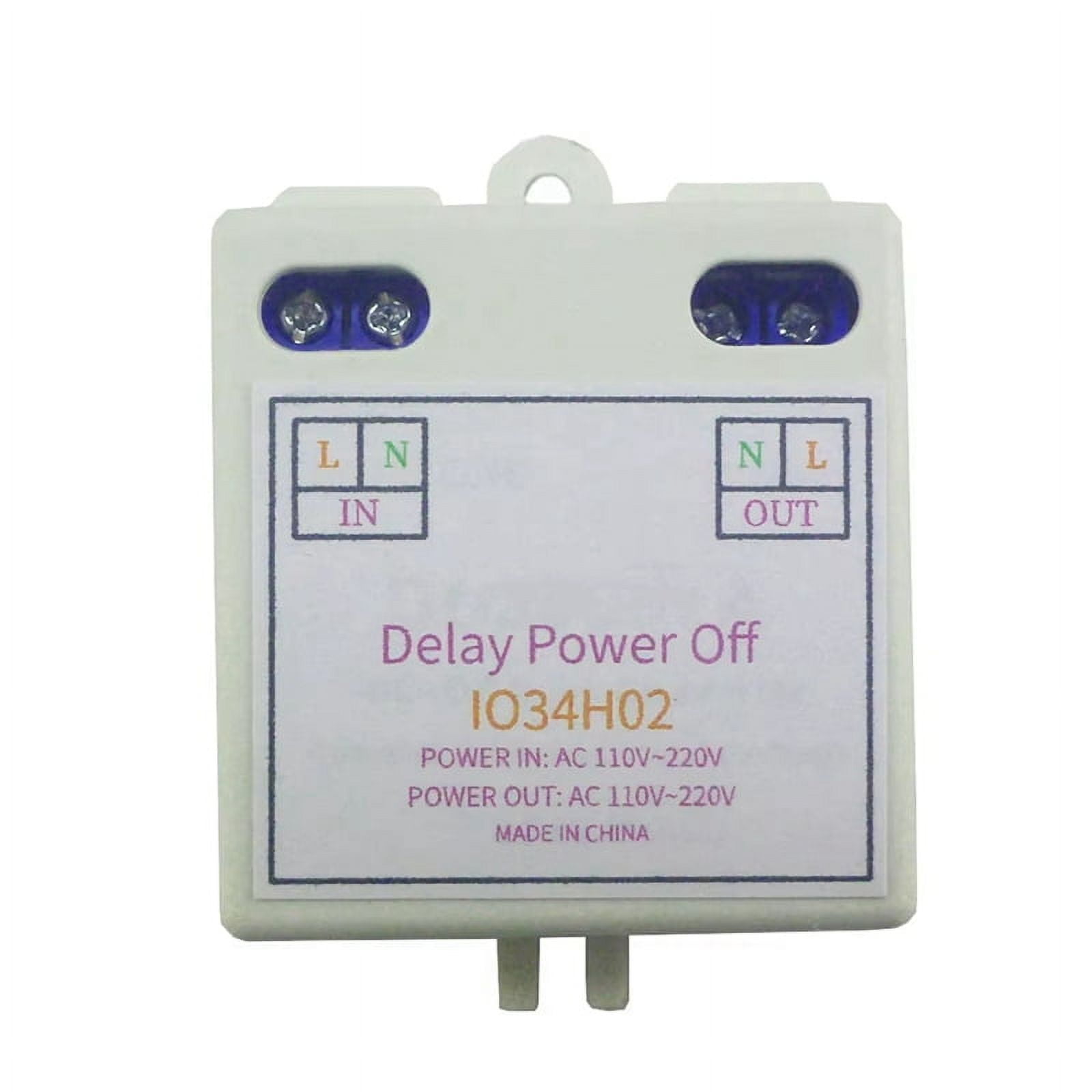 HOT AC 120V 220V Time Delay Relay Power on Switch 1-480Min Adjustable ...