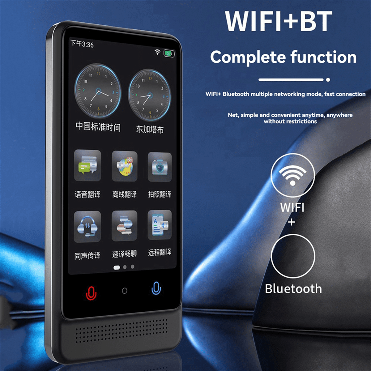 HOT! AI Intelligent Translator Device Multi-Language Offline ...