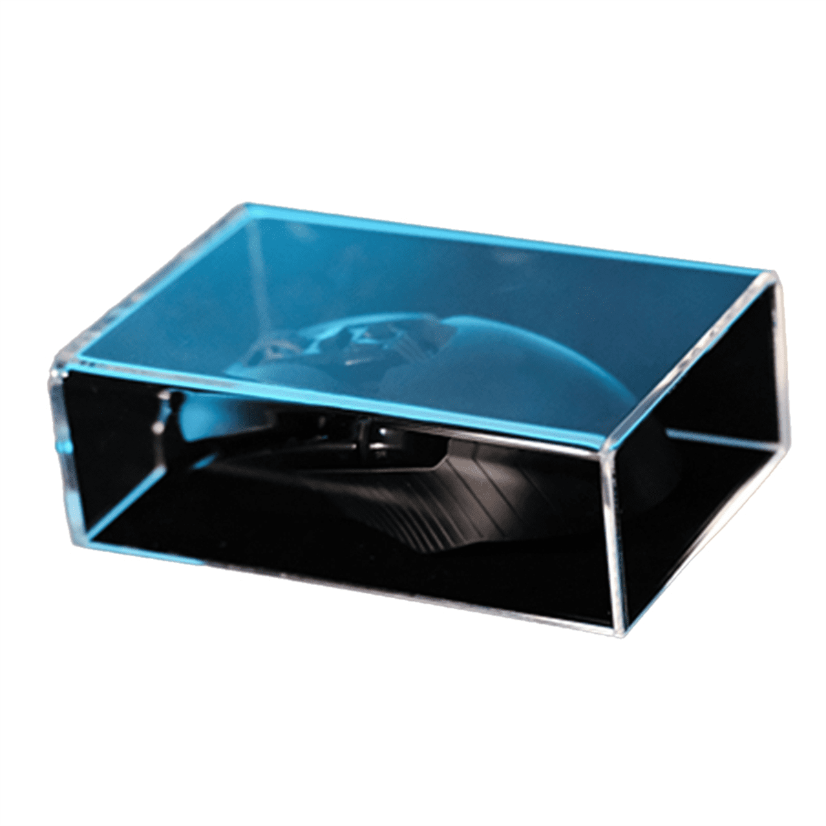 HOT Acrylic Computer Mouse Dust Cover Transparent Air Home Office ...