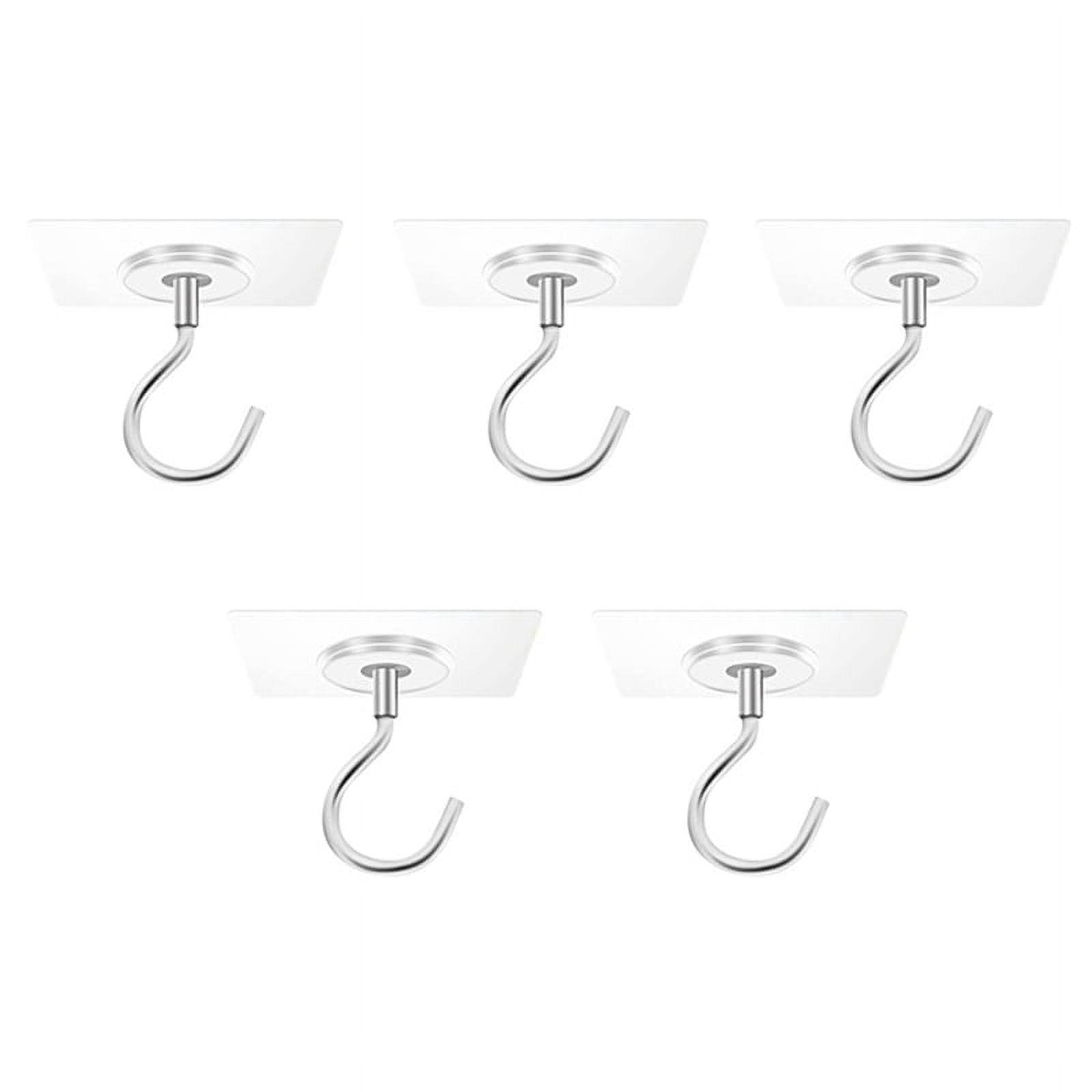 HOT Adhesive Ceiling Hooks 5Pack,Ceiling for Hanging Plants,Outdoor ...