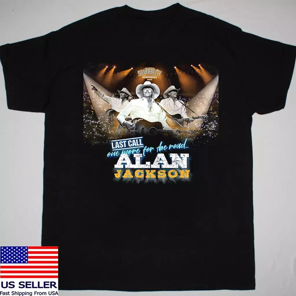 HOT!! Alan Jackson One More for the Road Tour 2024 T-Shirt Cotton Allcolor S-5XL - Walmart.com