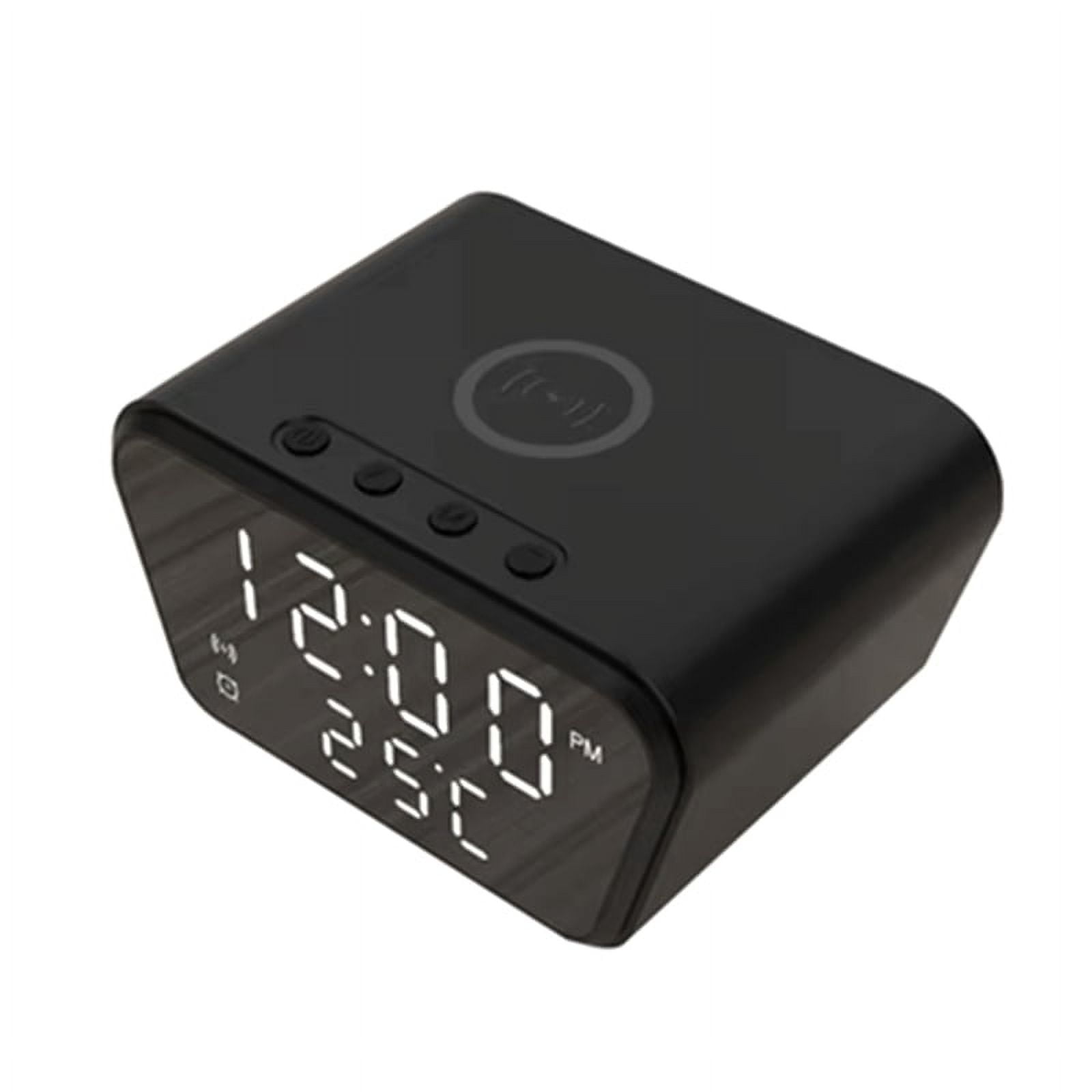 HOT Alarm Clock 15W Intelligent Wireless Charger Time Calendar ...