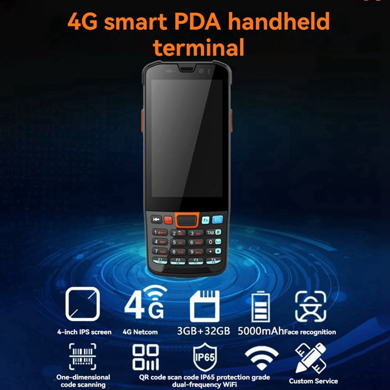 Android 11 PDA Data Collector Wireless Wifi Terminal 1D 2D QR Barcode ...